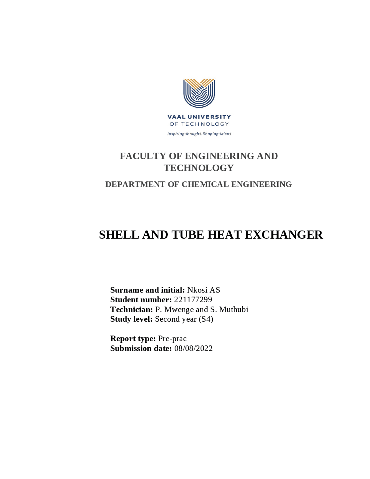Lab Pre Prac Chemical Laboratory Summaries Chemical Experimentation