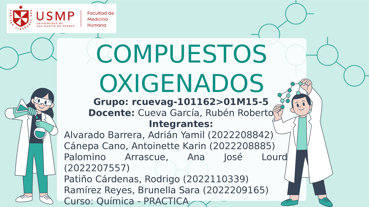 Compuestos Oxigenados Resúmenes De Química Docsity
