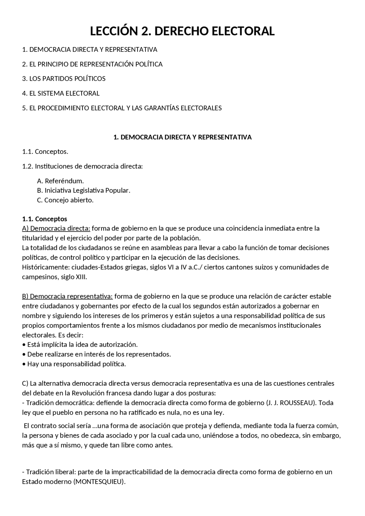 Apuntes Tema 2 Parte 1 Derecho Constitucional Ii Apuntes De Derecho