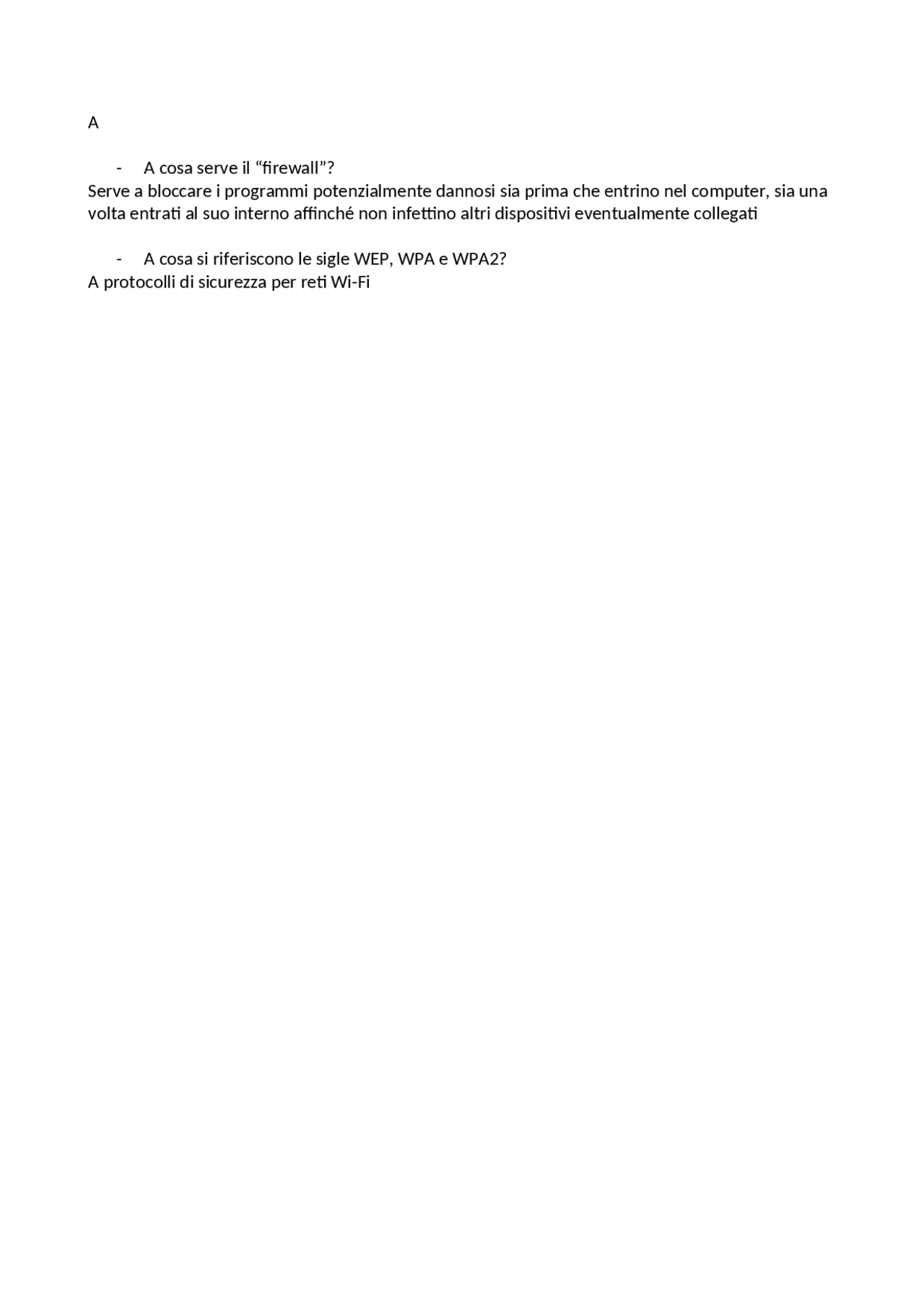 Eipass 7 Moduli User Risposte Modulo 4 Prove Desame Di Informatica