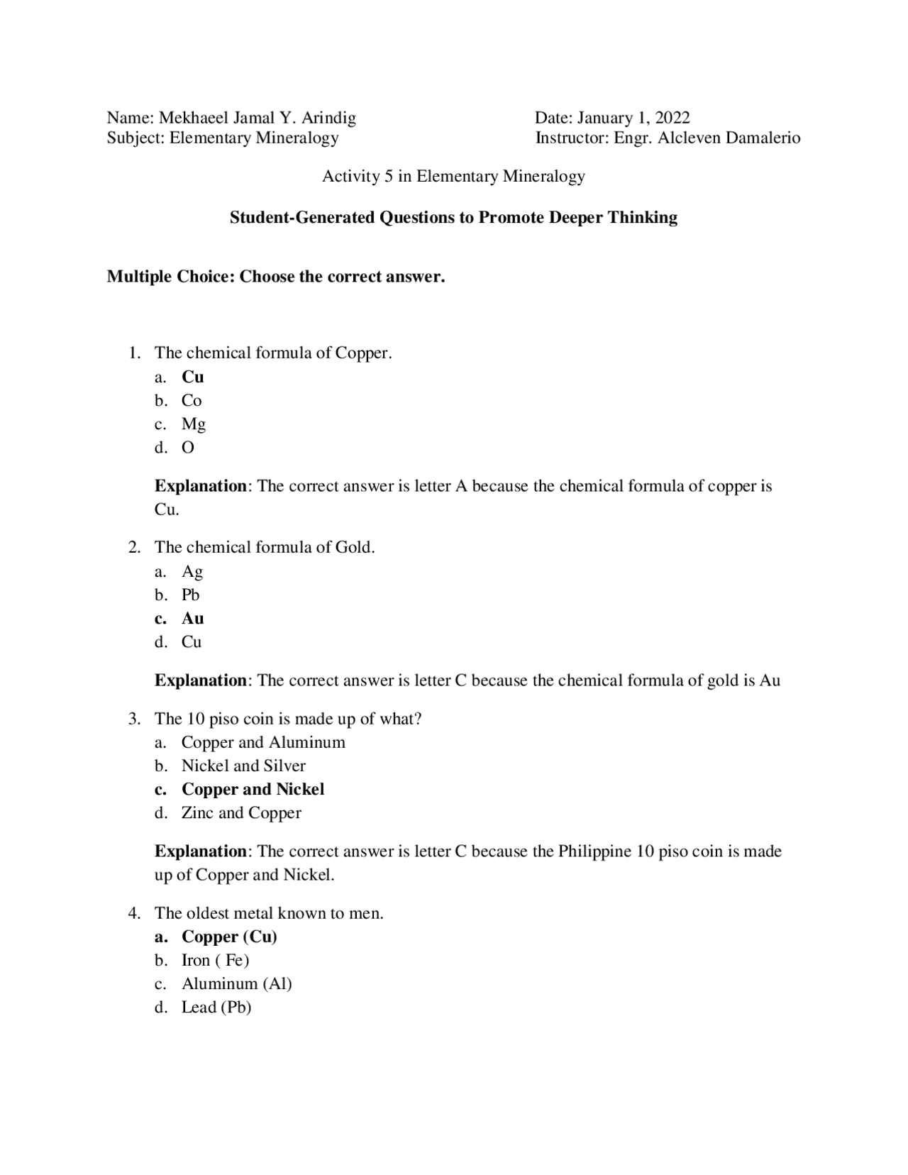 Exploring the Fundamentals of Mineralogy: Copper, Gold, and Beyond ...