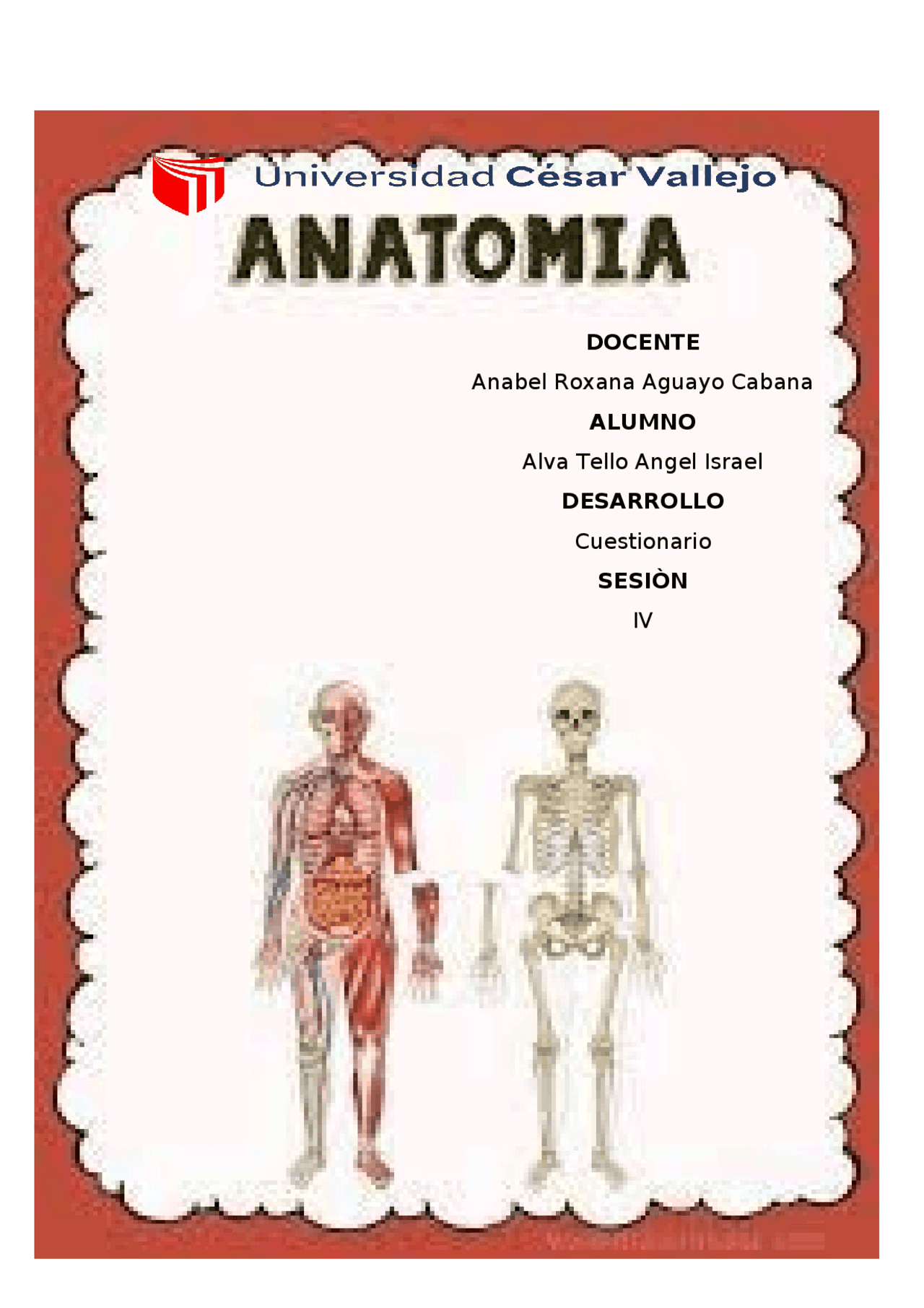 Cuestionario De Anatomía Del Sistema Oseo Ejercicios De Anatomía