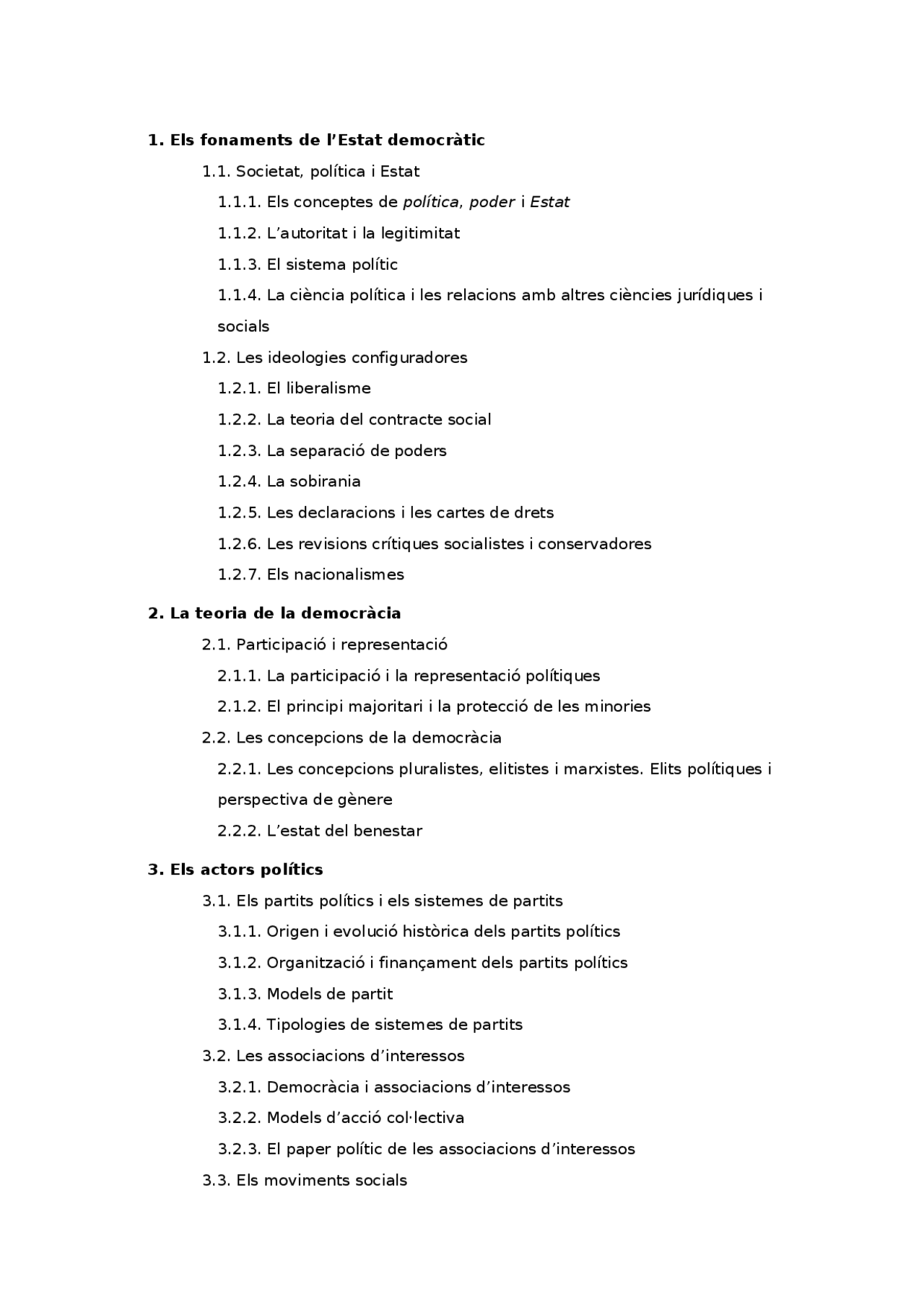 Apuntes De Ciencias Politicas Primer Curso Apuntes De Derecho Docsity