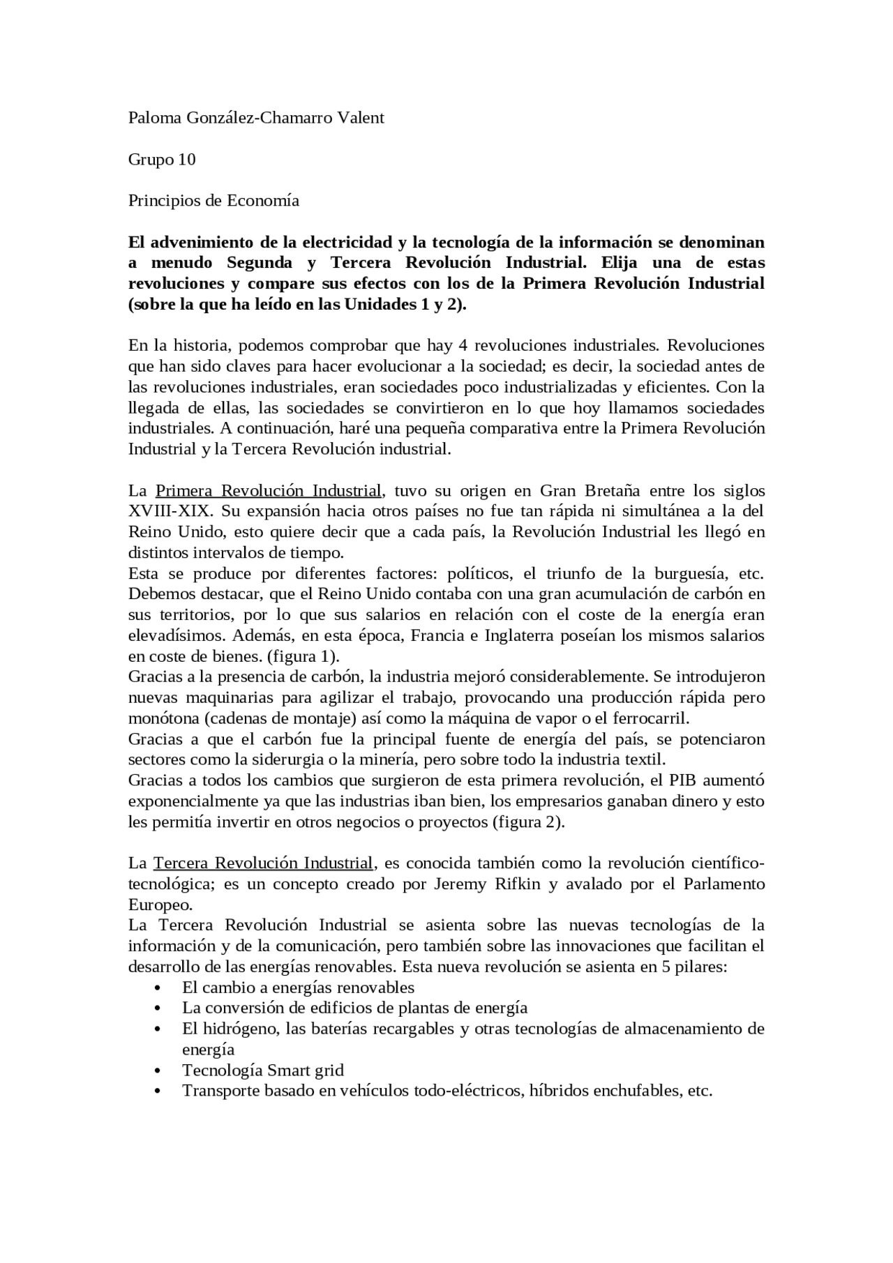 Ensayo Final Economía Exercises Of Economics Docsity