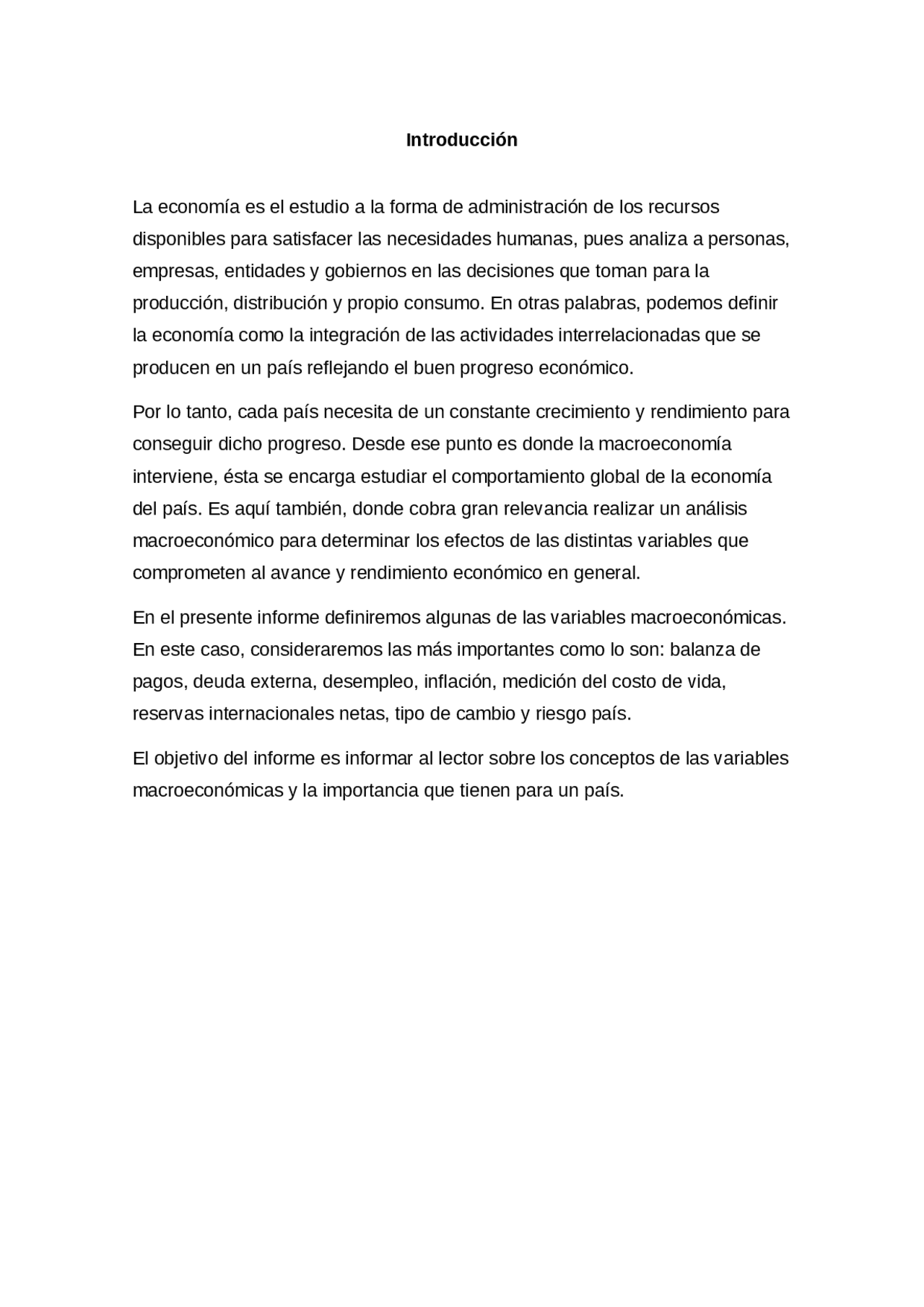 Etapas De La Macroeconomía Resúmenes De Macroeconomía Docsity