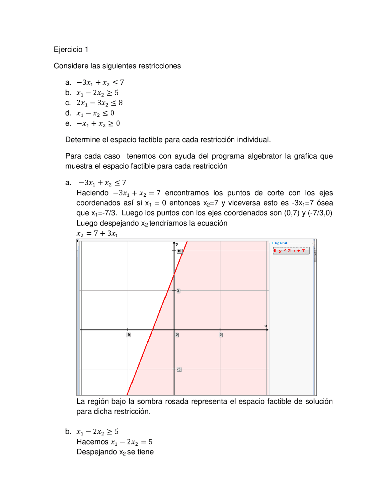 Metodo grafico de investigacion de operaciones | Ejercicios de Investigación de Operaciones ...