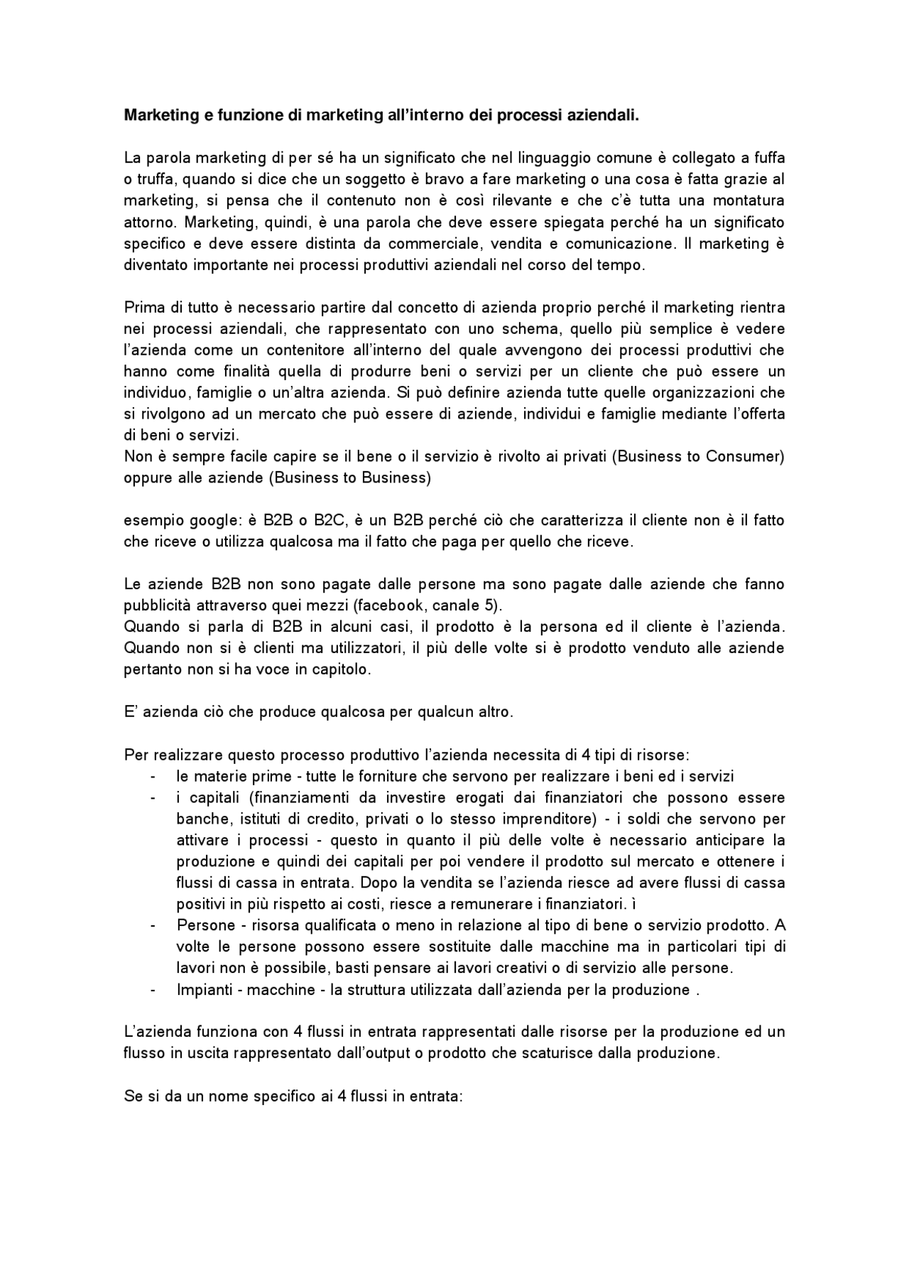 Marketing Innovazione E Sostenibilita Schemes And Mind Maps Of