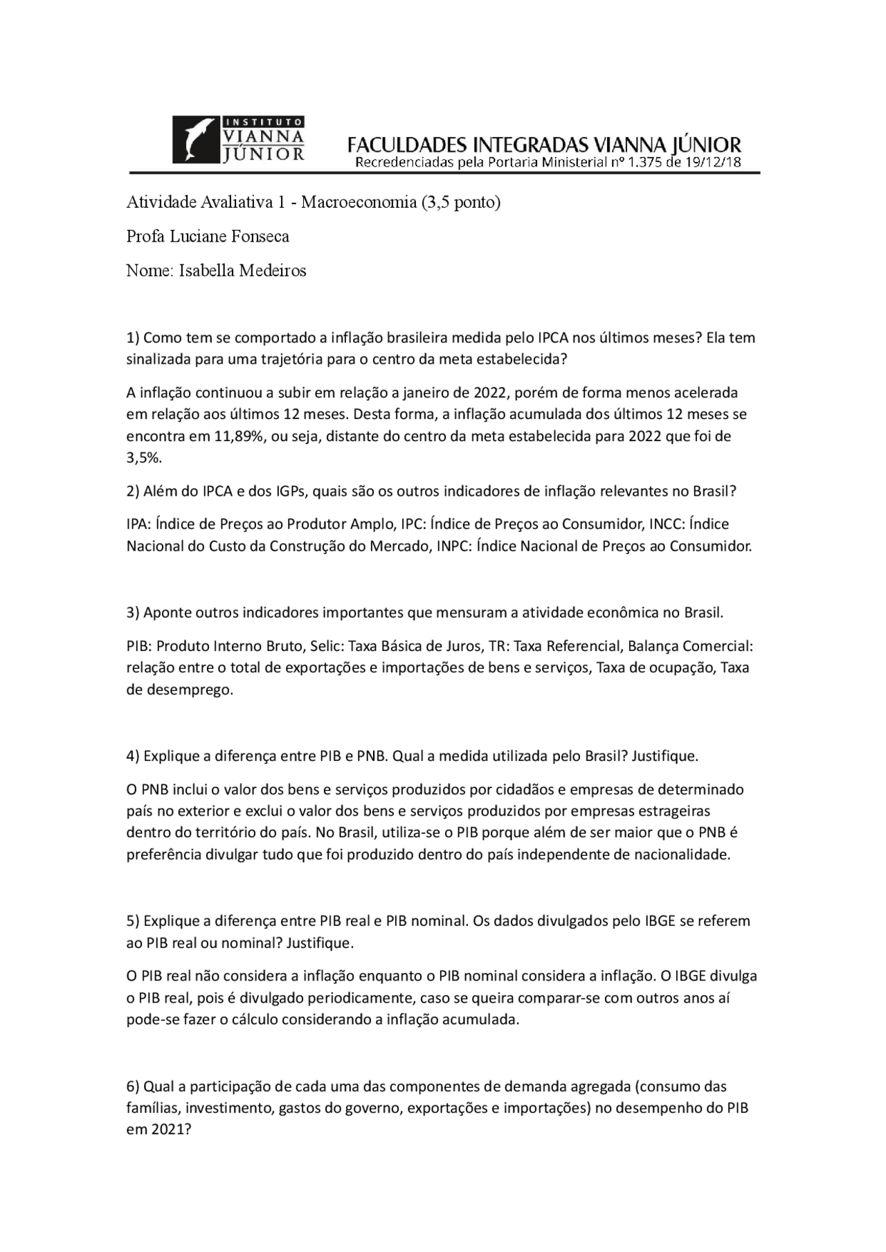 Atividade Exercícios Exercícios Administração Empresarial Docsity