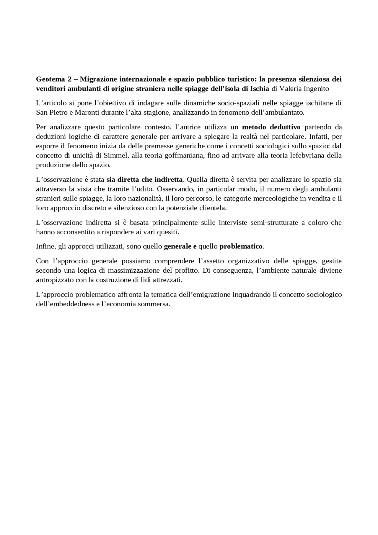 Geotema Di Geografia Guide Progetti E Ricerche Di Geografia Docsity