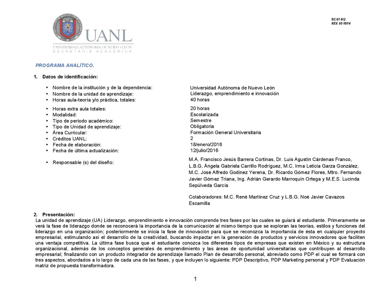 PROGRAMA ANALITICO DE ETICA | Diapositivas de Ética | Docsity