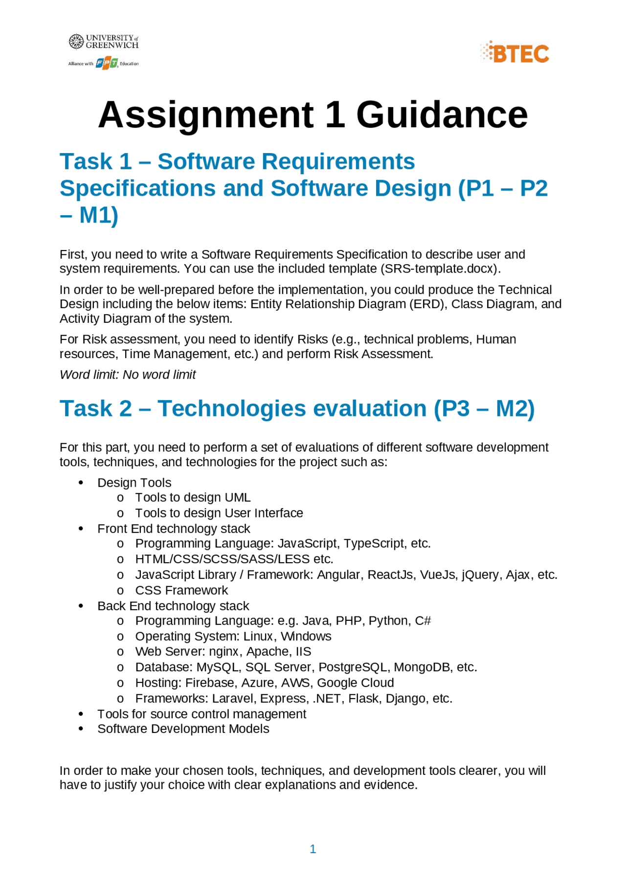 C# application development guidance | Study Guides, Projects, Research Applied Computing | Docsity