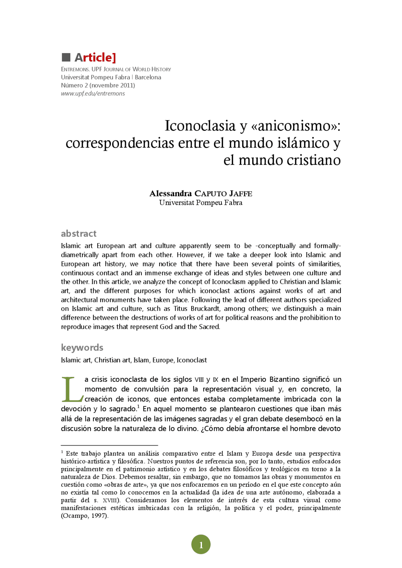 Destrucción de arte cristiano e islámico: razones y formas de ...