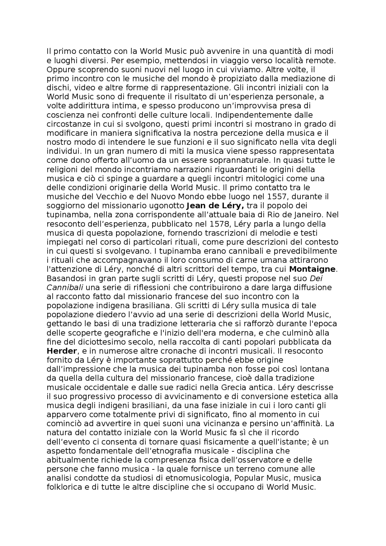 Riassunto "World Music. Una breve introduzione" di Philip V. Bohlman ...