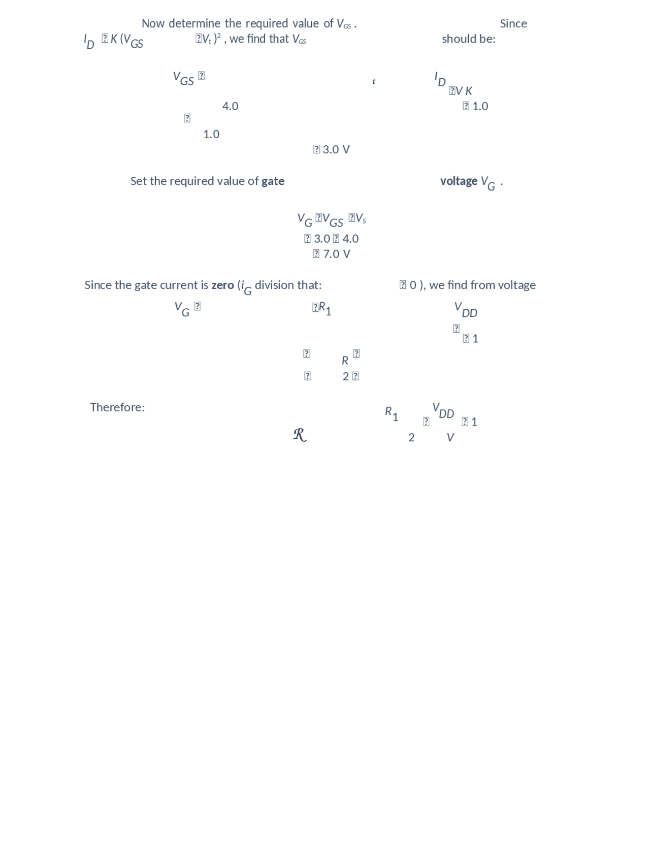 Mosfet Exercises Physics Docsity