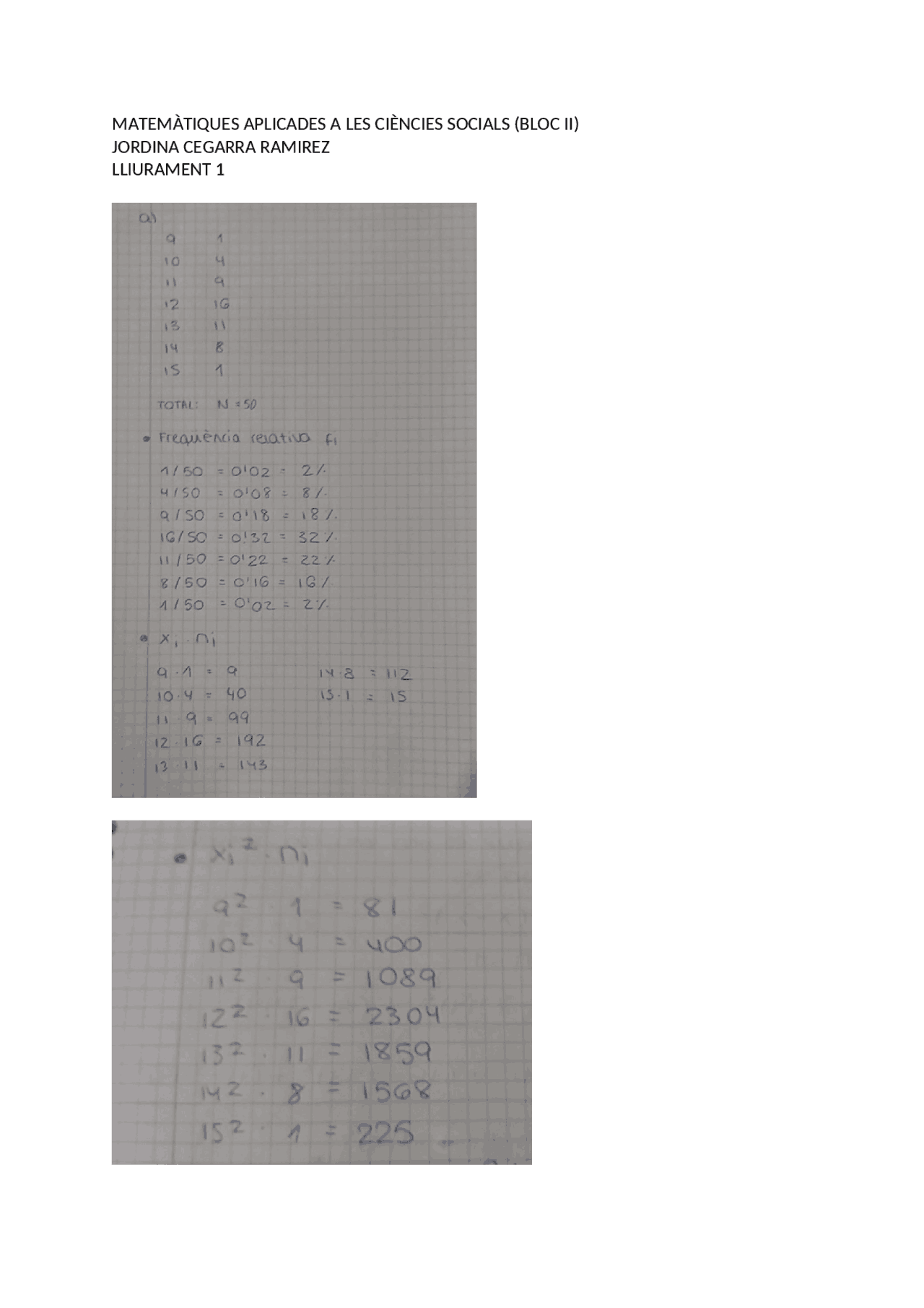 Tarea Ioc Semestre 1 Ejercicios De Matemáticas Docsity