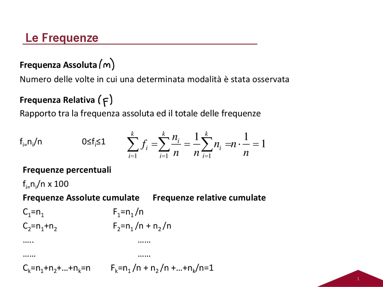 Mappe Concettuali Degli Argomenti Di Statistica Primo Modulo Schemi