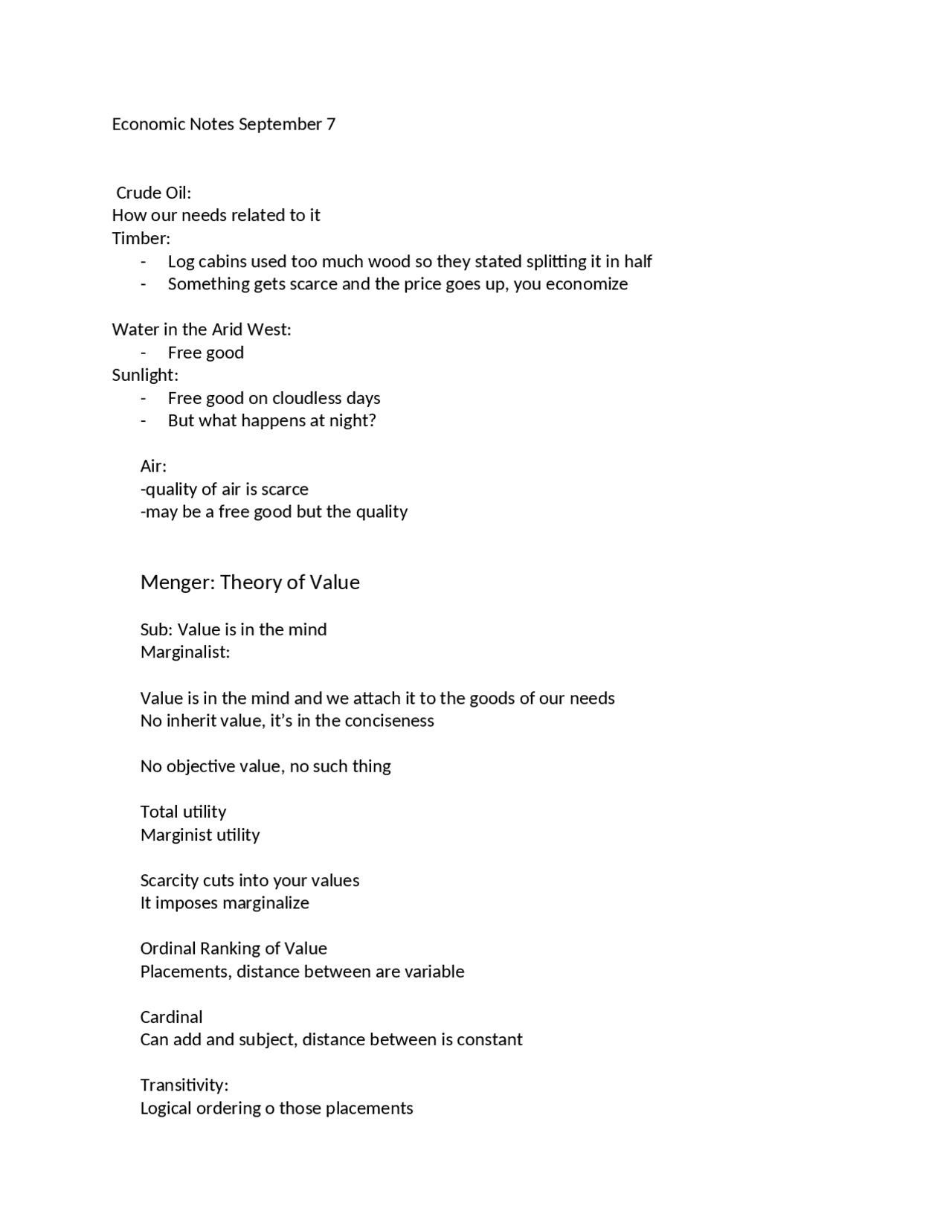 Econ Notes With Thomas Rustci Lecture Notes Economics Docsity