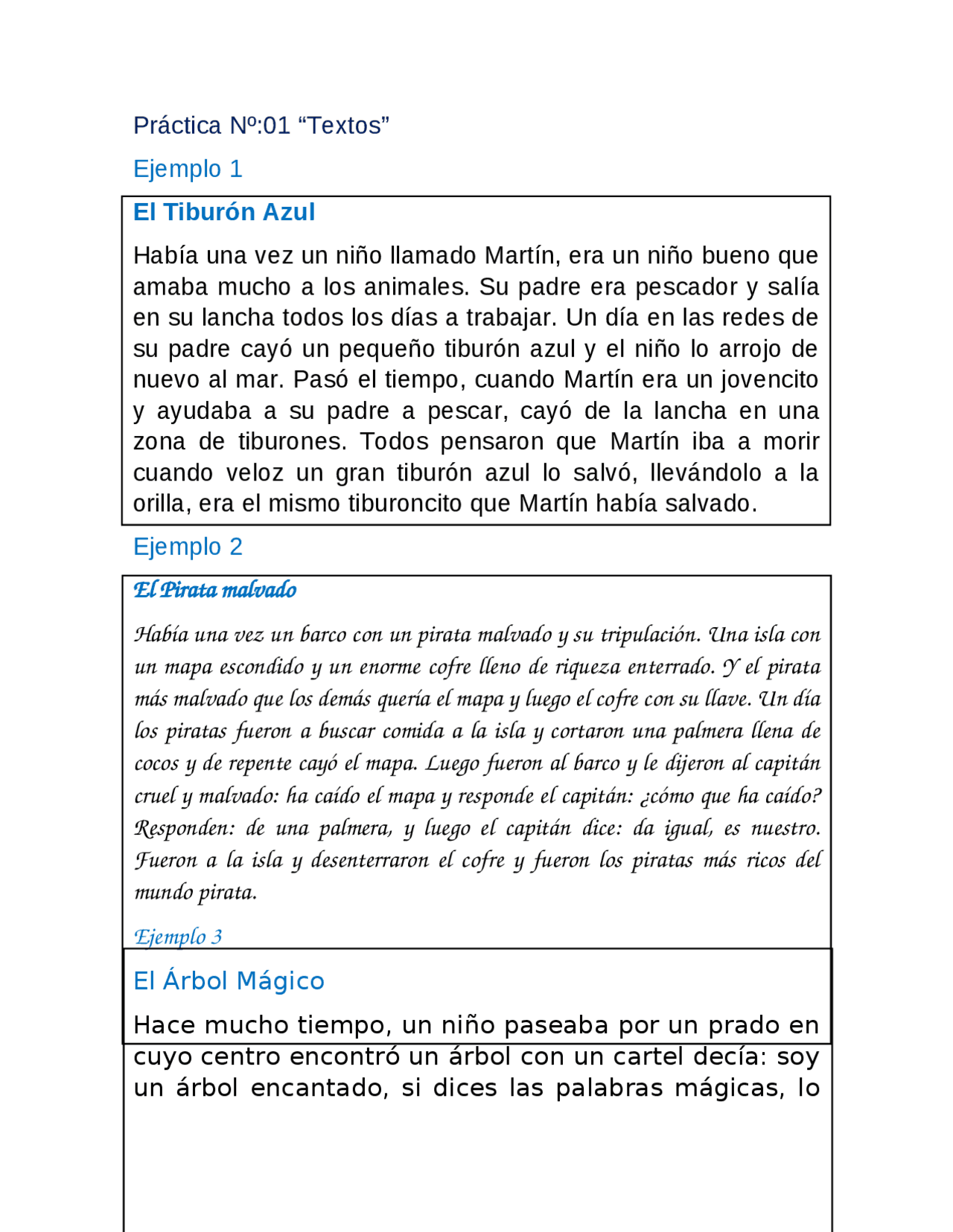PrÁcticas De Word Nº1 Iq Ejercicios De Computación Aplicada Docsity