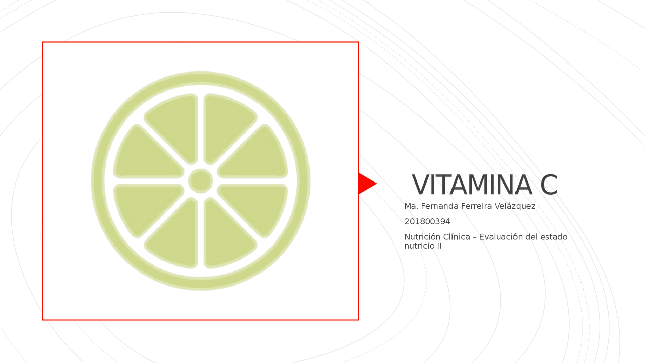 Vitamina C Y Hábitos Resúmenes De Nutrición Docsity
