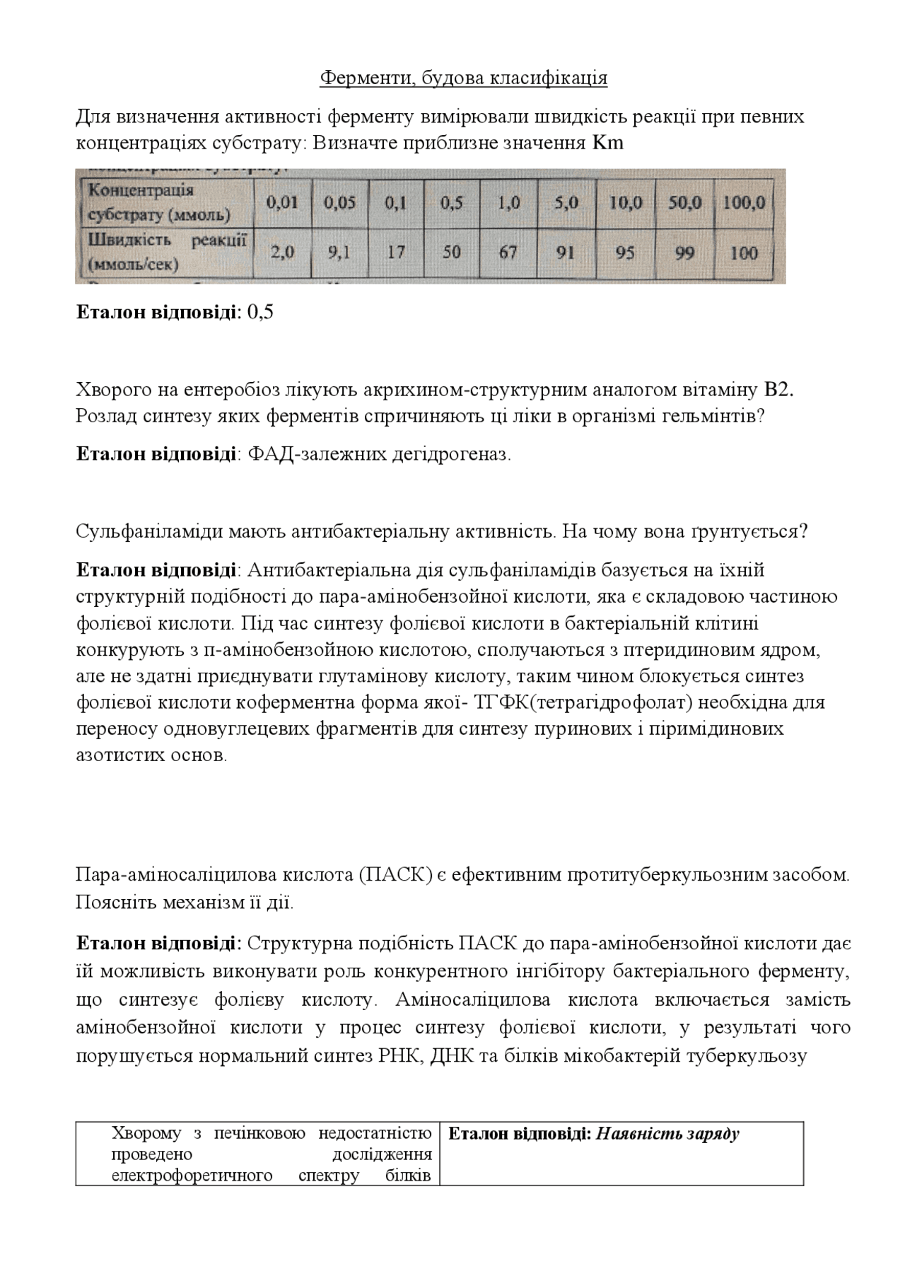 Задачі біохімія екзамен Экзамены Биохимия Docsity