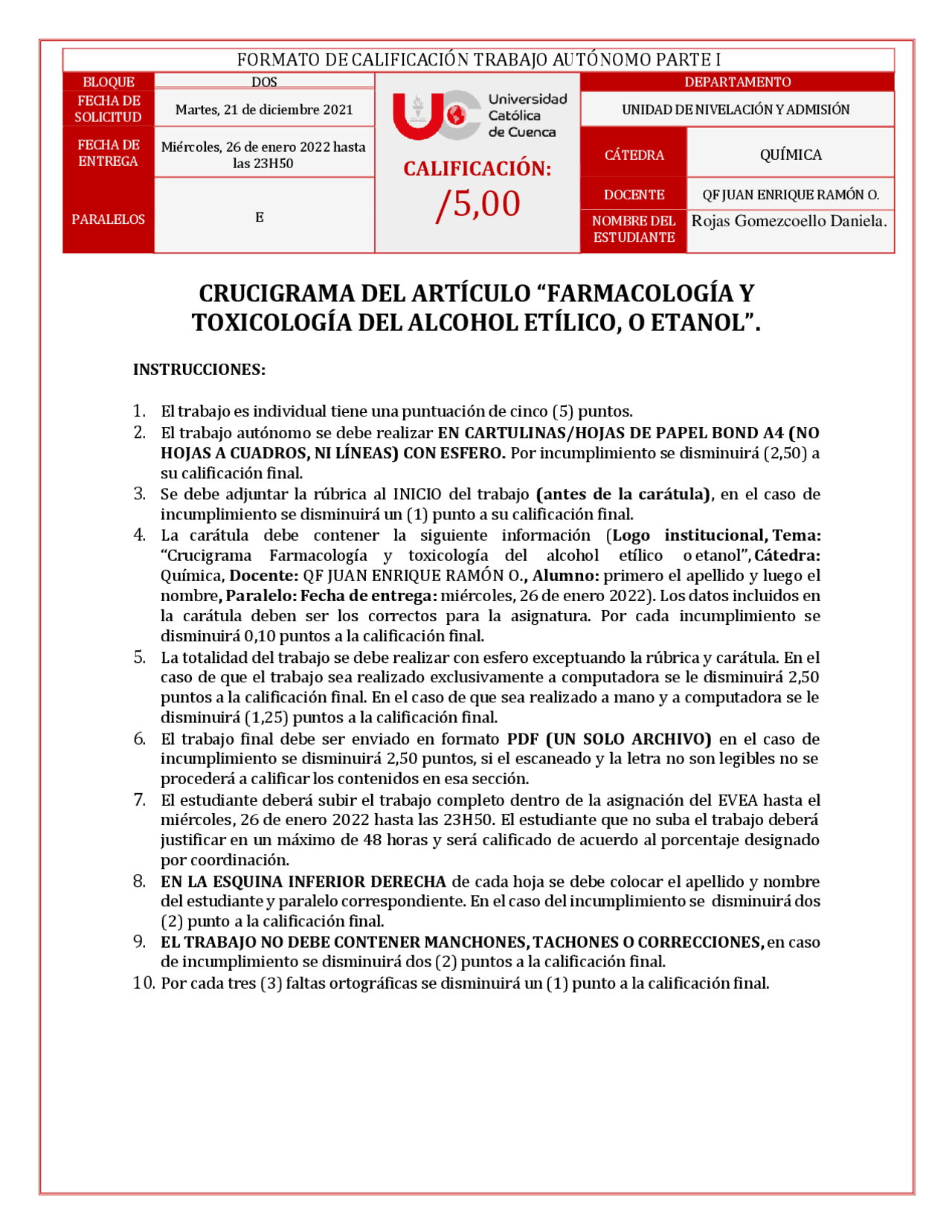 Ejercicios De Quimica Ejercicios De Química Docsity