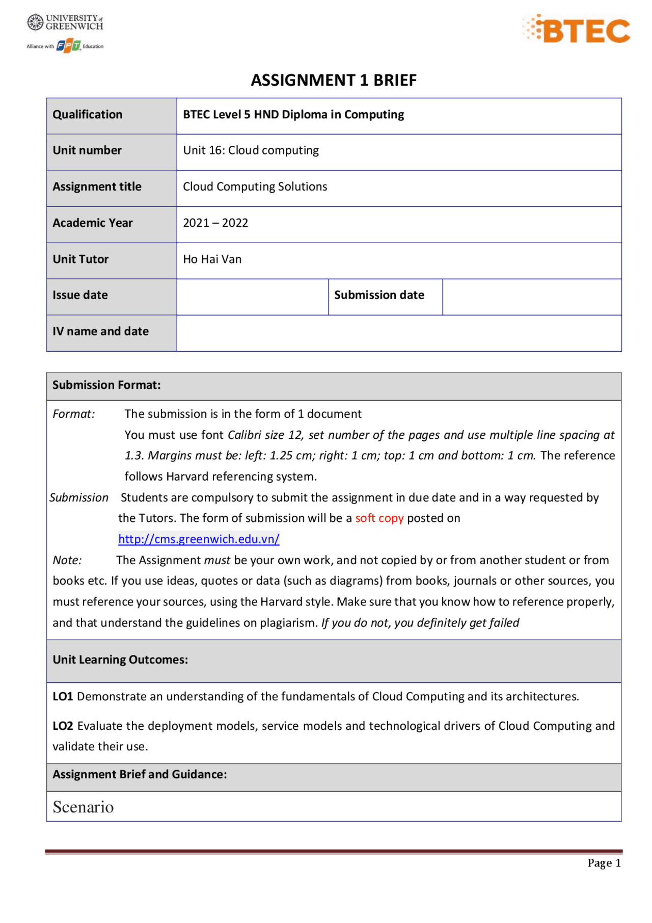 1644 : Cloud computing - Assignment 1 - Pass | Assignments Data Warehousing | Docsity