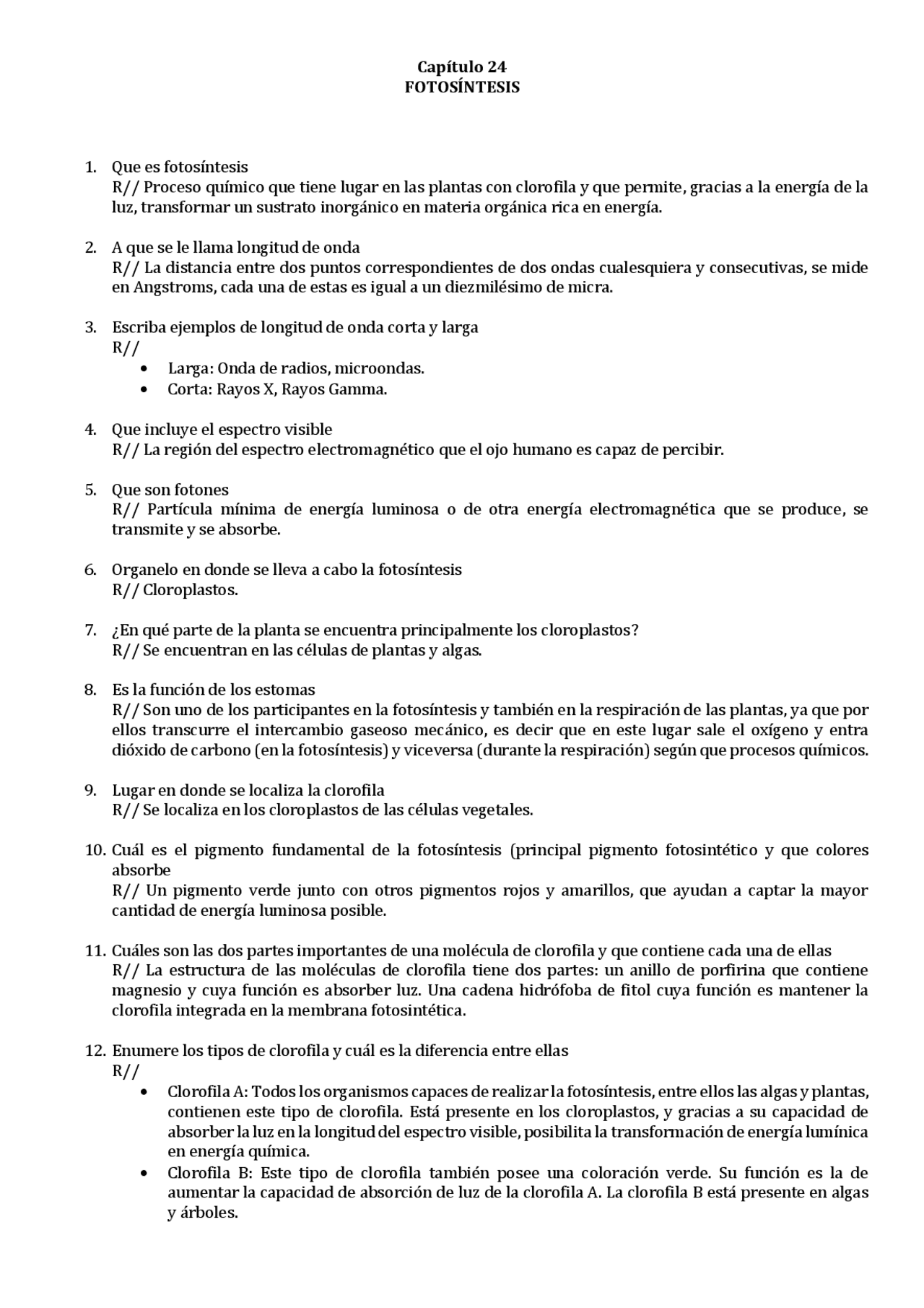 Ejercicios Y Tareas De Biologia Ejercicios De Biología Oral Docsity