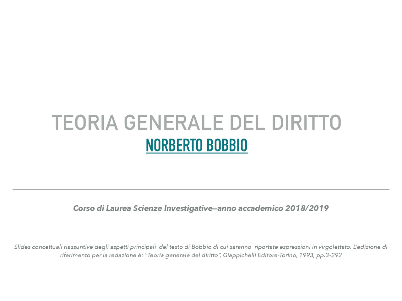 Teoria Generale Del Diritto Appunti Di Teoria Generale Del Diritto