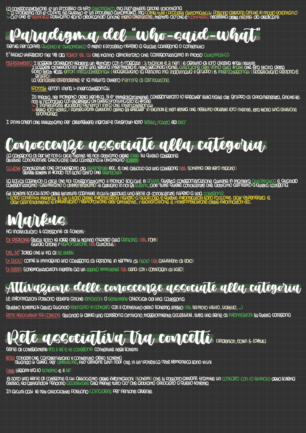 Categorizzazione Ed Euristiche Appunti Di Psicologia Sociale Docsity