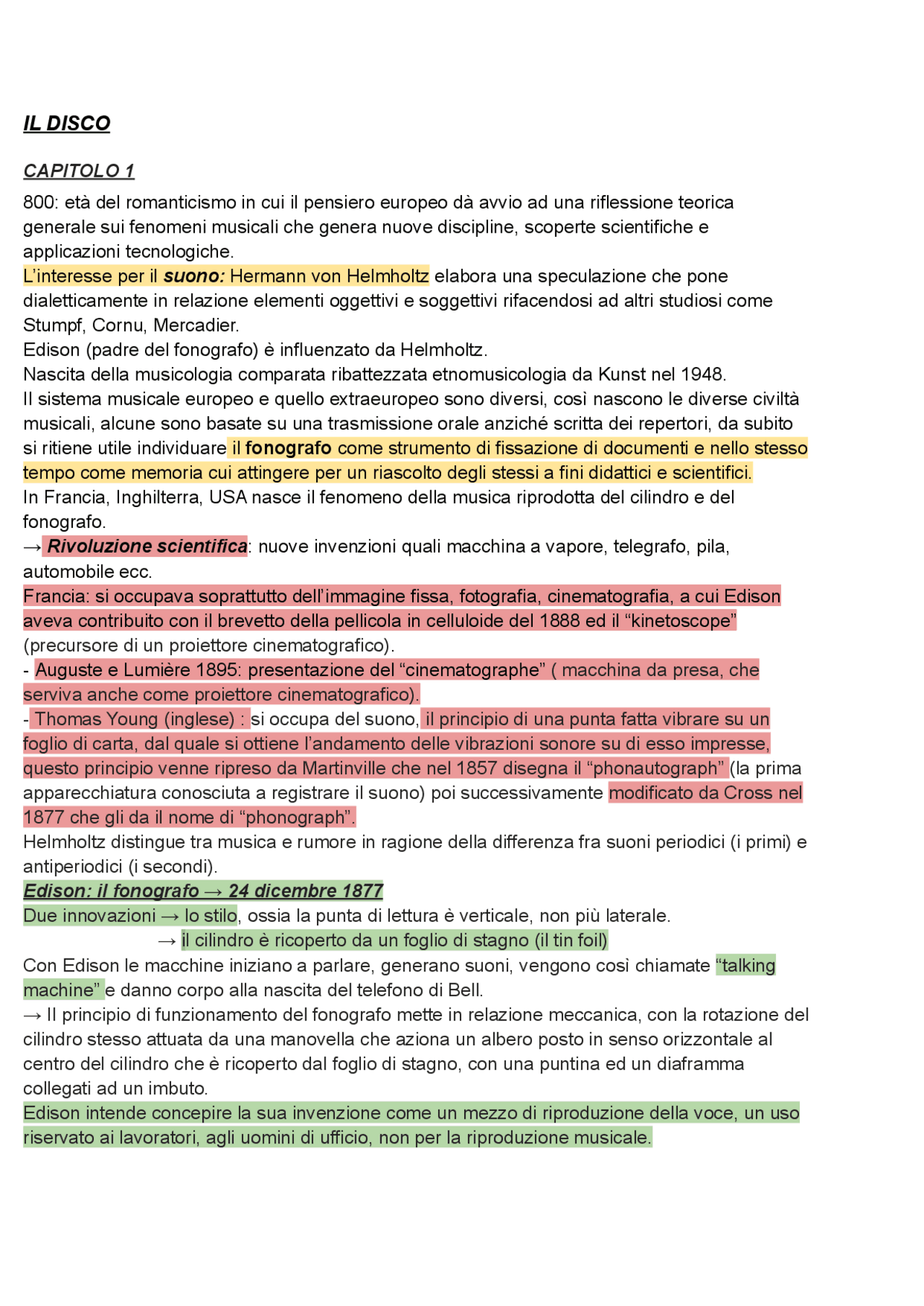 Libro Il Disco Di Luca Cerchiari Schemi E Mappe Concettuali Di