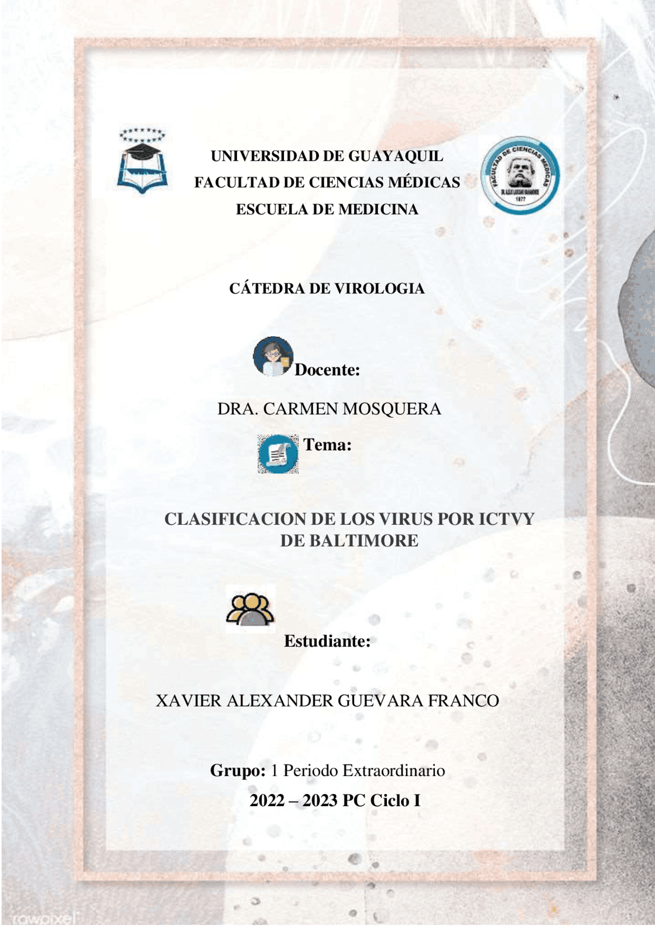 Clasificacion De Los Virus Esquemas Y Mapas Conceptuales De Virología