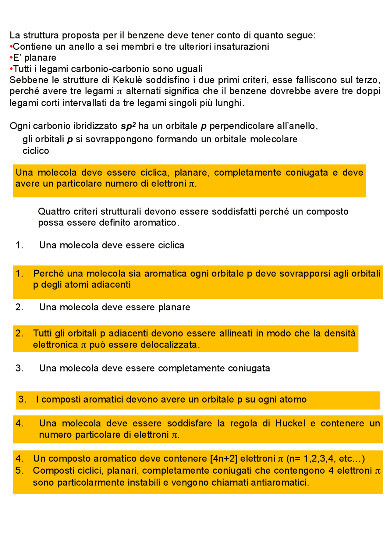 Il benzene nella chimica organica | Slide di Chimica Organica | Docsity