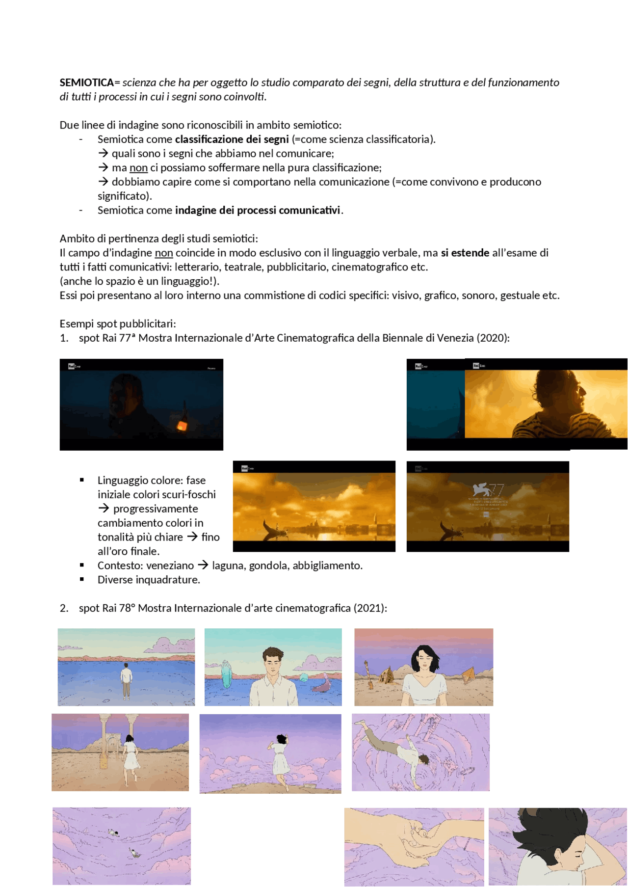 Appunti Tratti Da Slides Di Semiotica Dispense Di Semiotica Della