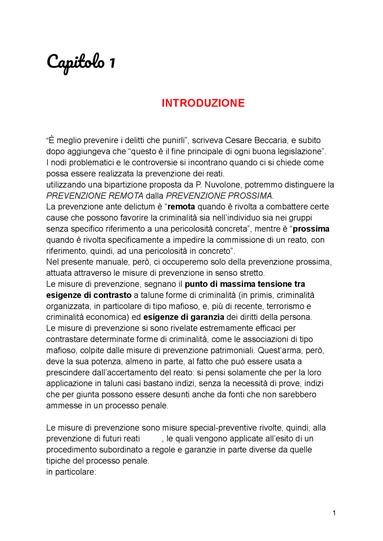 Riassunto Del Manuale Sintesi Del Corso Di Diritto Penale Docsity