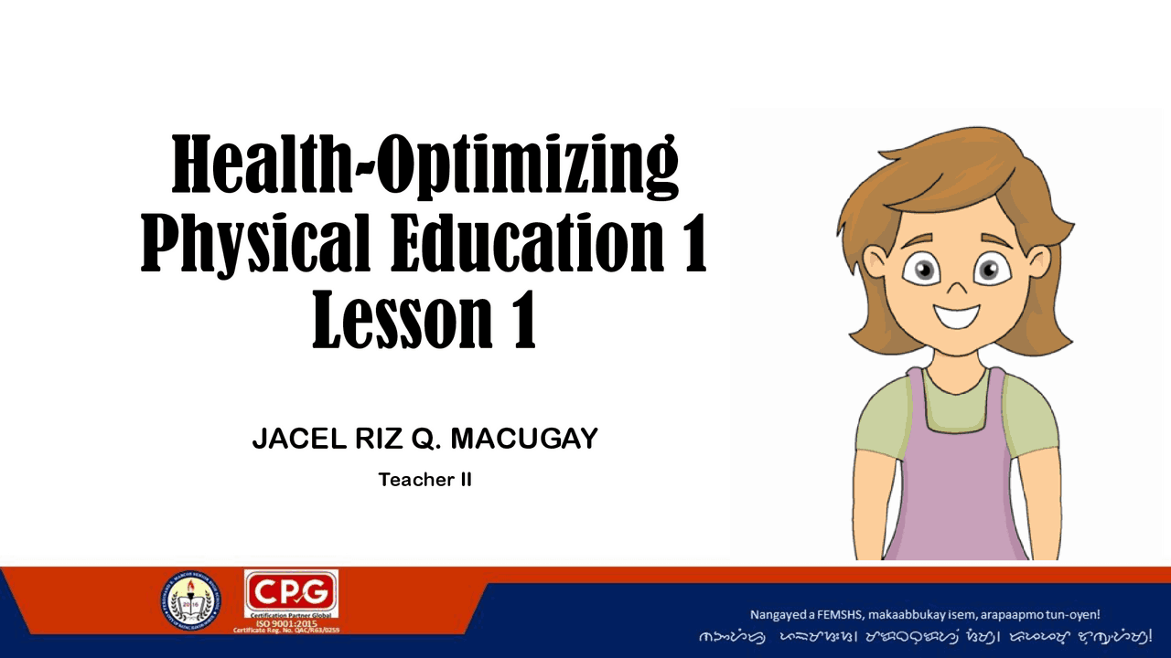 Self-assesses health-related fitness (HRF). status, barriers to ...