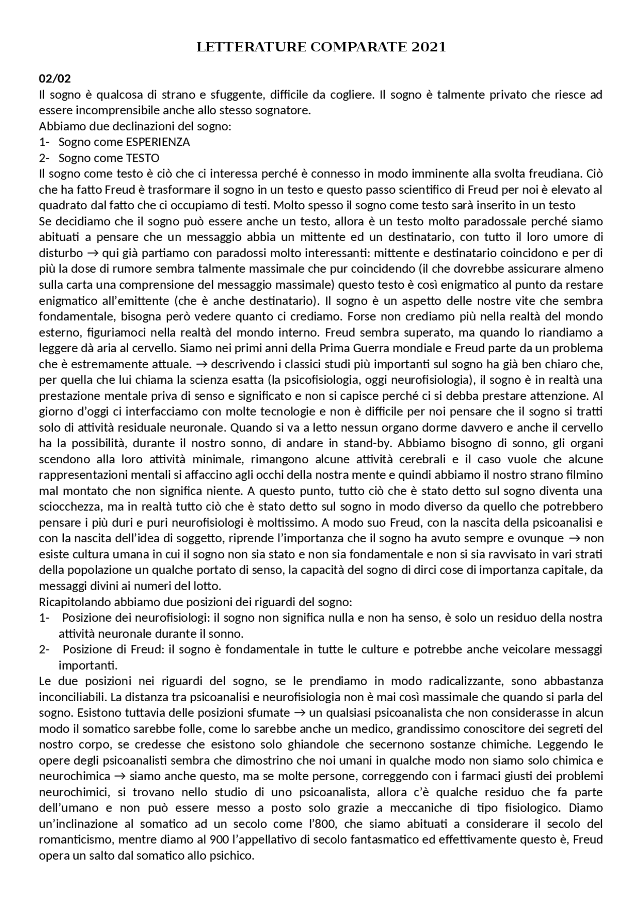 Dispense Complete E Dettagliate Di Letterature Comparate Amigoni 2022