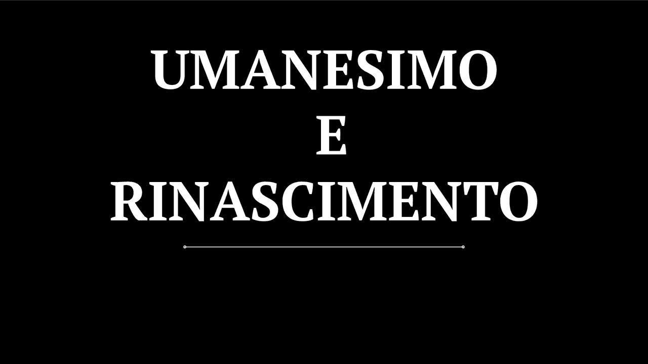 Umanesimo E Rinascimento Slides Philosophy Docsity