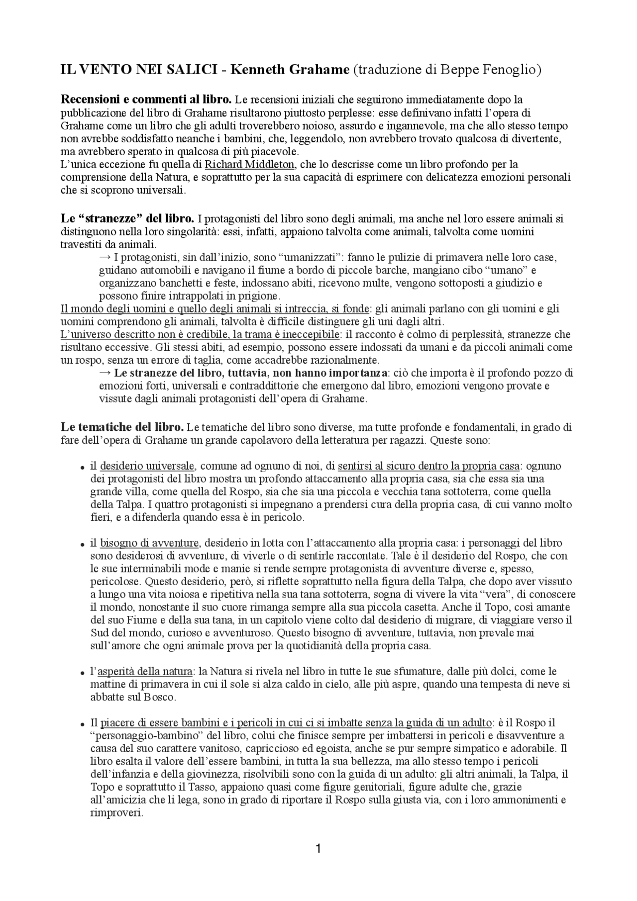 Il vento nei salici di Kenneth Grahame: analisi del libro e riassunto ...