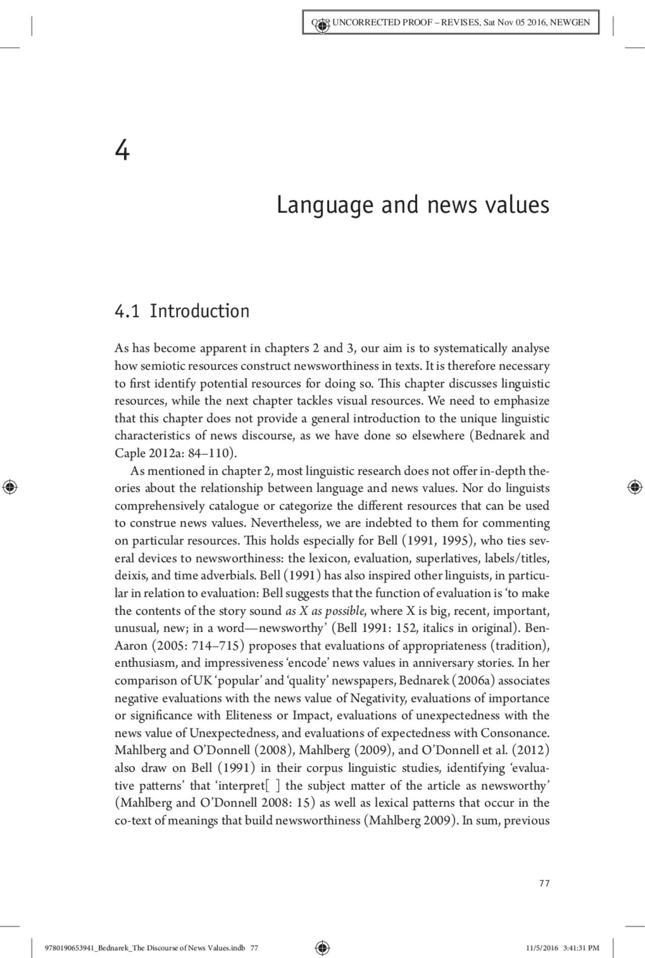 Chapter 4 New Discourse Dispense Di Lingua Inglese Docsity