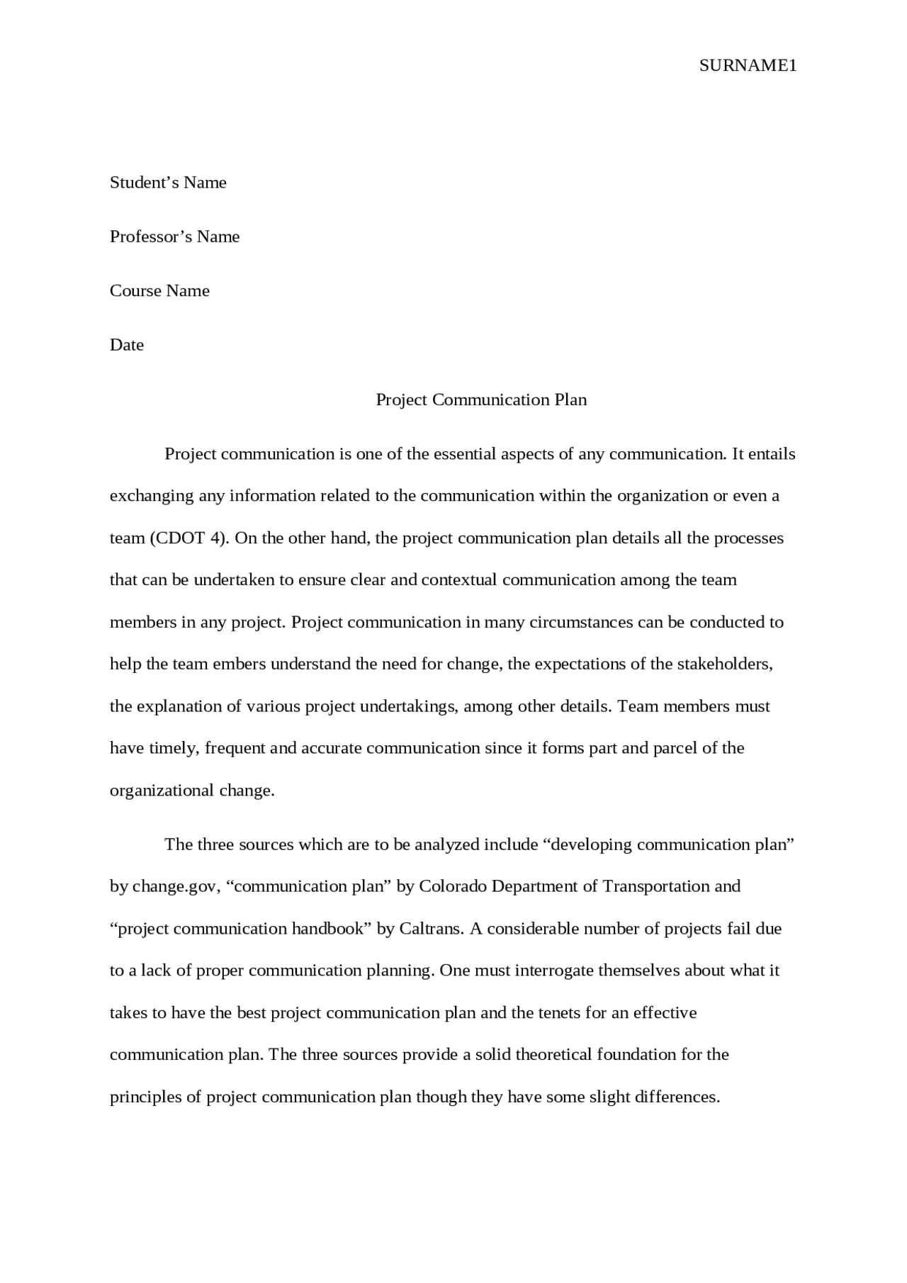 Communication Essay About Essays High School Computer Science Docsity