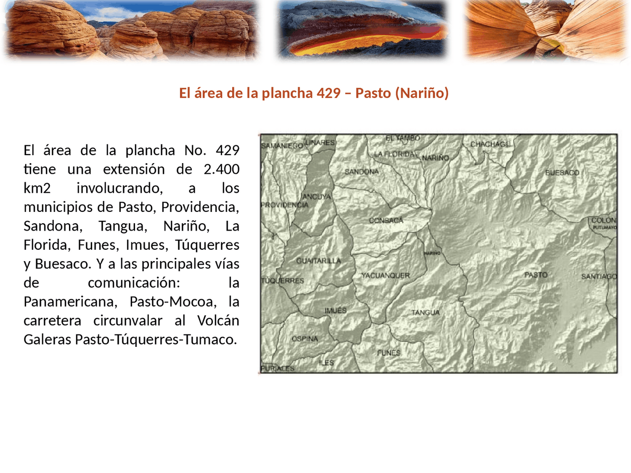 Geología de la Plancha 429 - Pasto (Nariño) | Resúmenes de Geología | Docsity