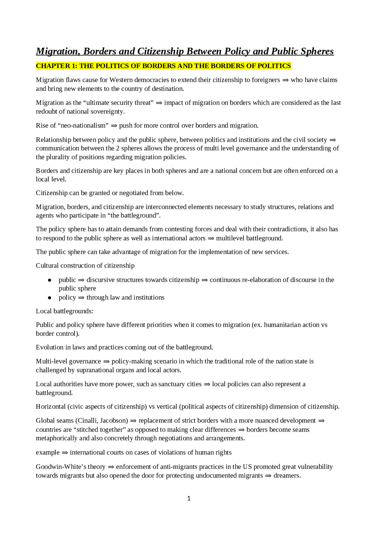 Migration Borders And Citizenship Between Policy And Public Spheres