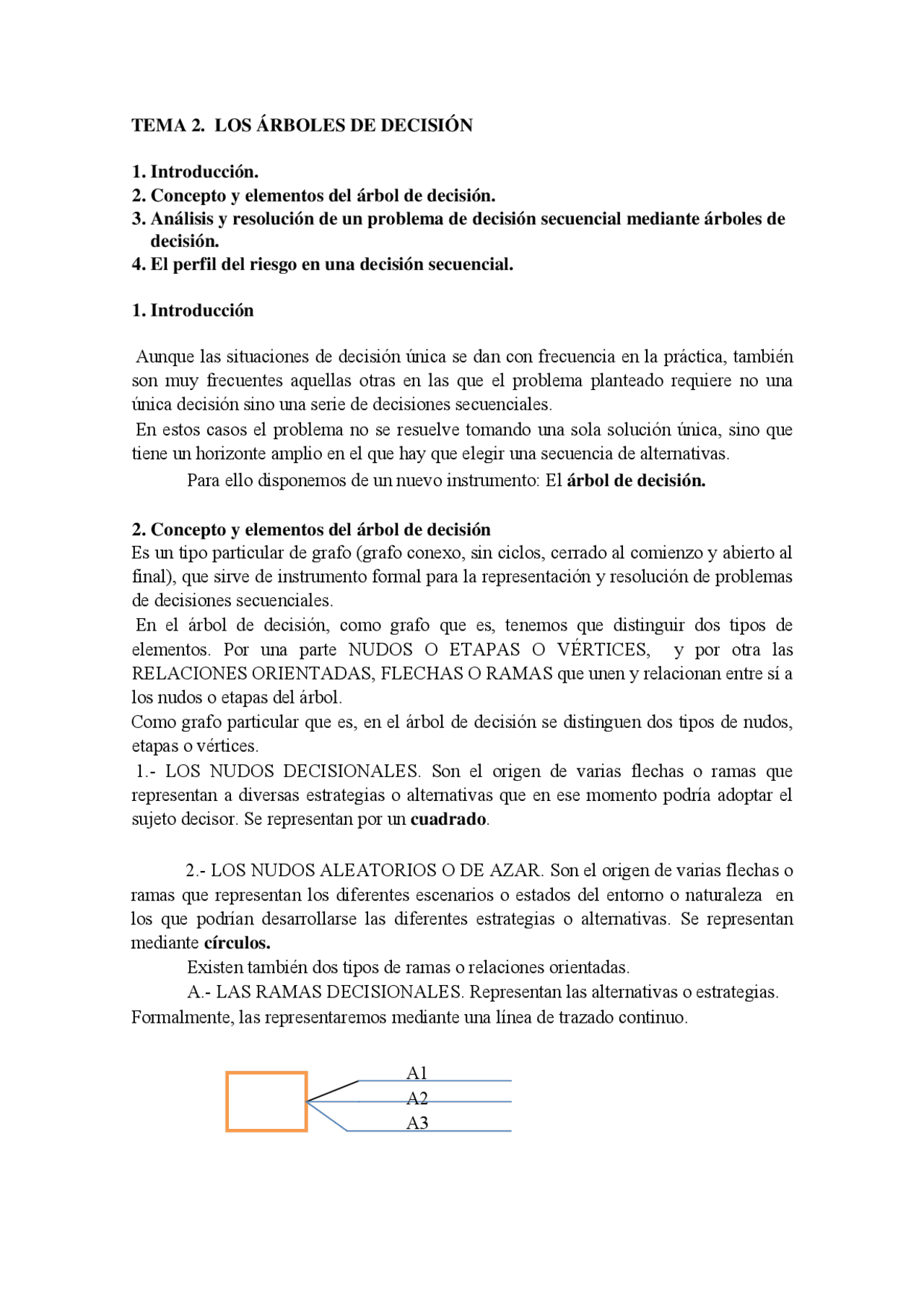 Árboles De Decisión Métodos De Ayuda A La Decisión Resúmenes De