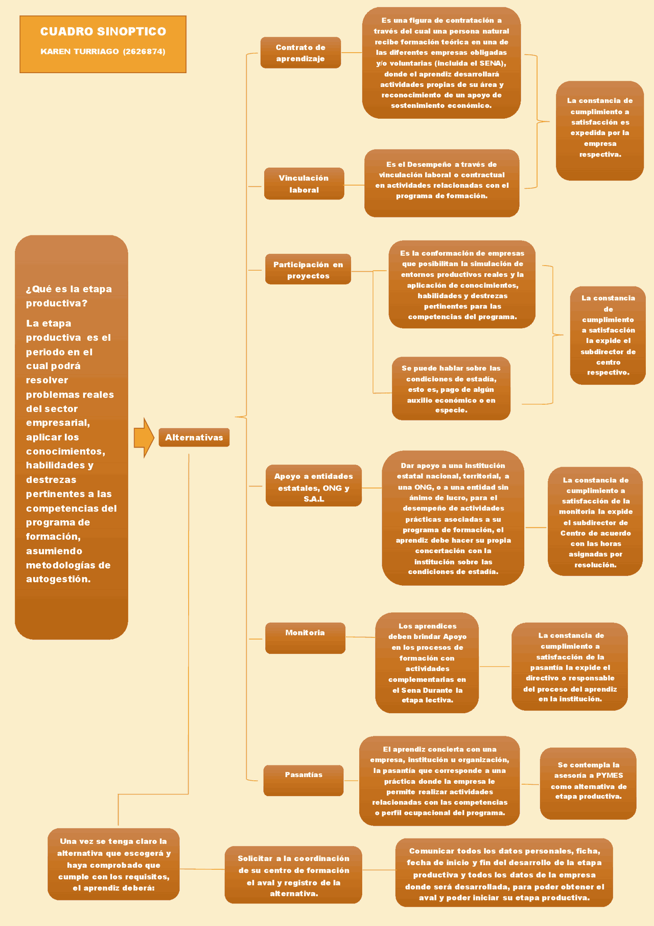 Mapa conceptual sena | Diapositivas de Humanidades y Ciencias Sociales | Docsity