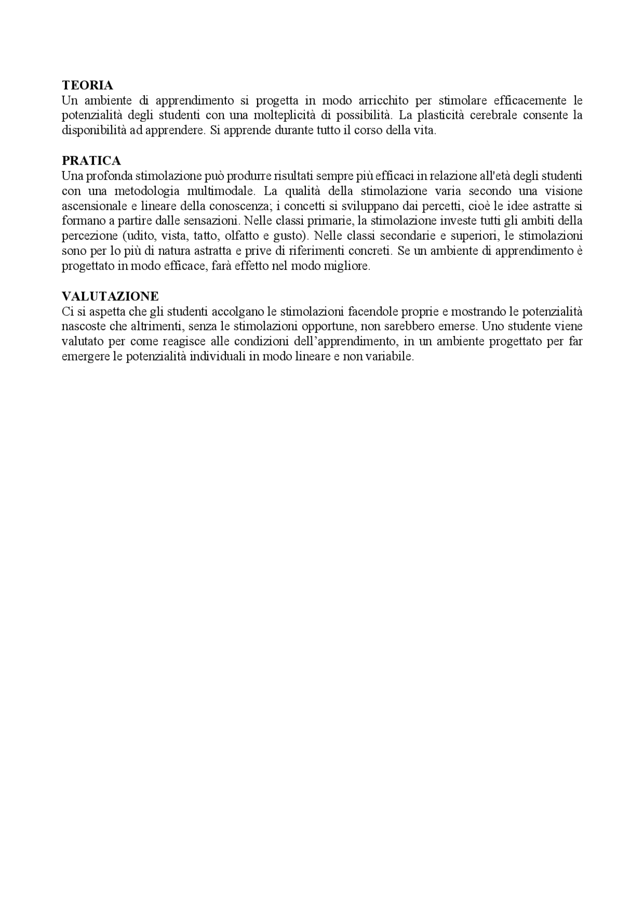 Sintesi Modelli Sperimentali Schemi E Mappe Concettuali Di Pedagogia