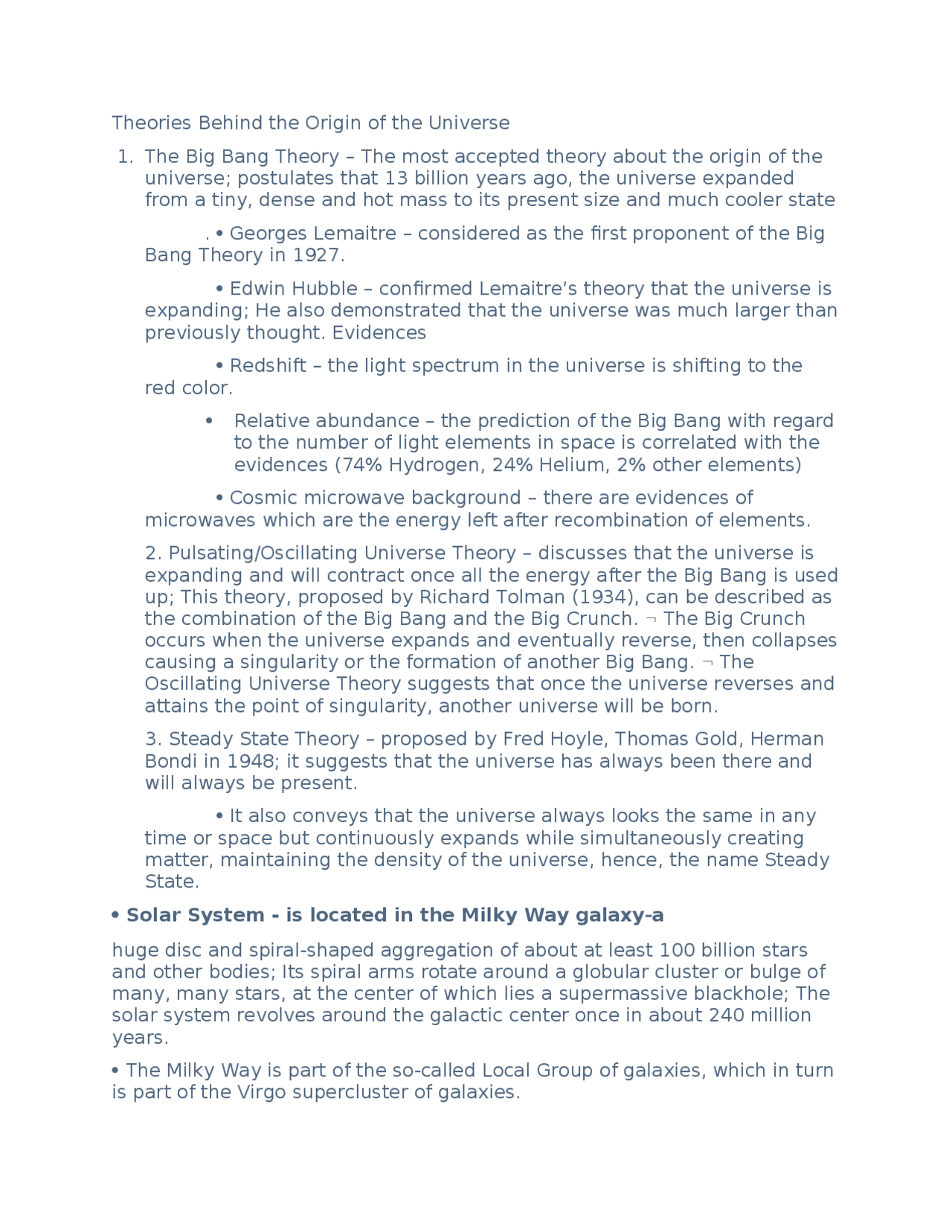 Earth Life Science Reviewer Lecture Notes Earth Science Docsity