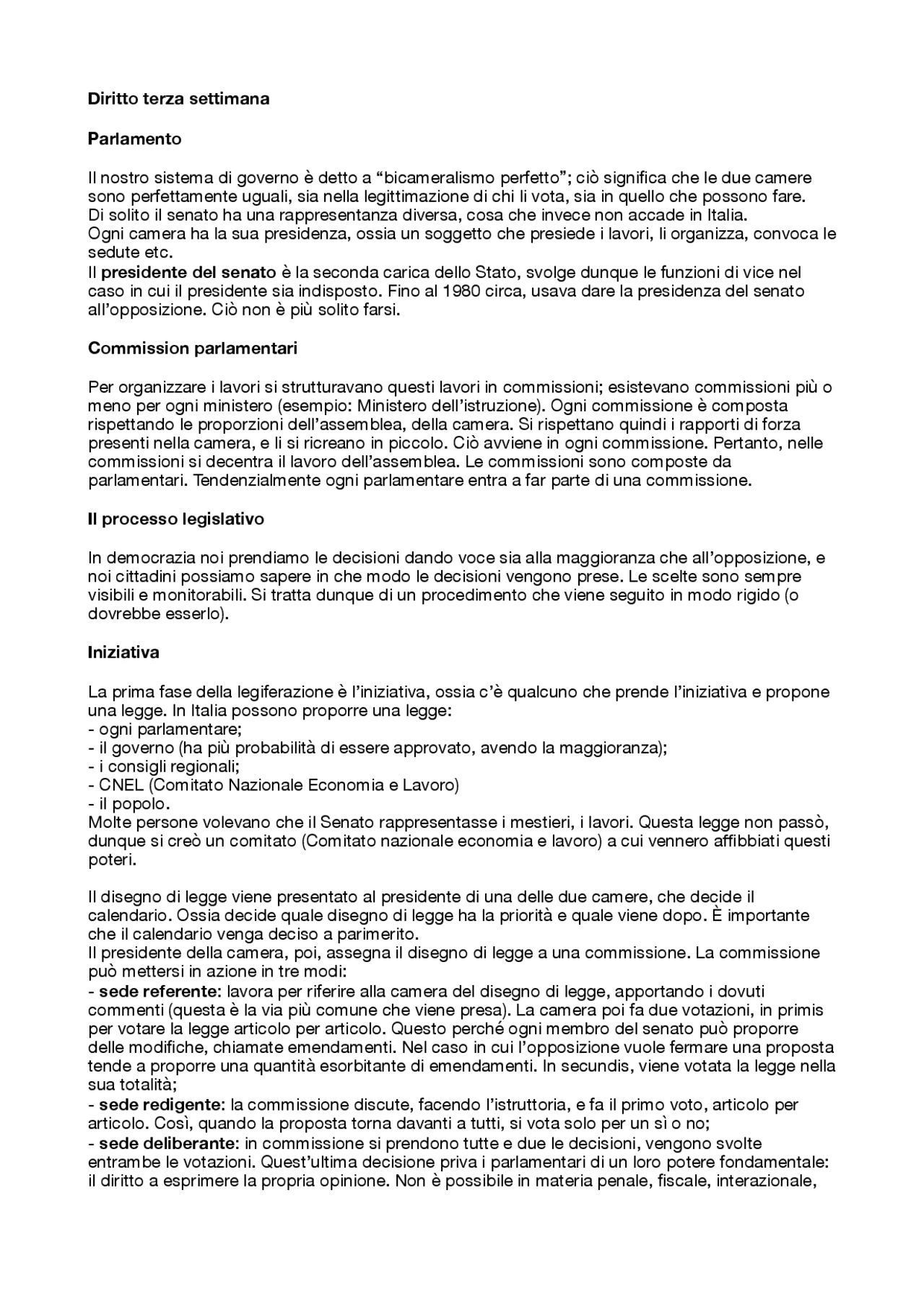 Diritto Terza Settimana Notes De Diritto Dellinformazione Docsity