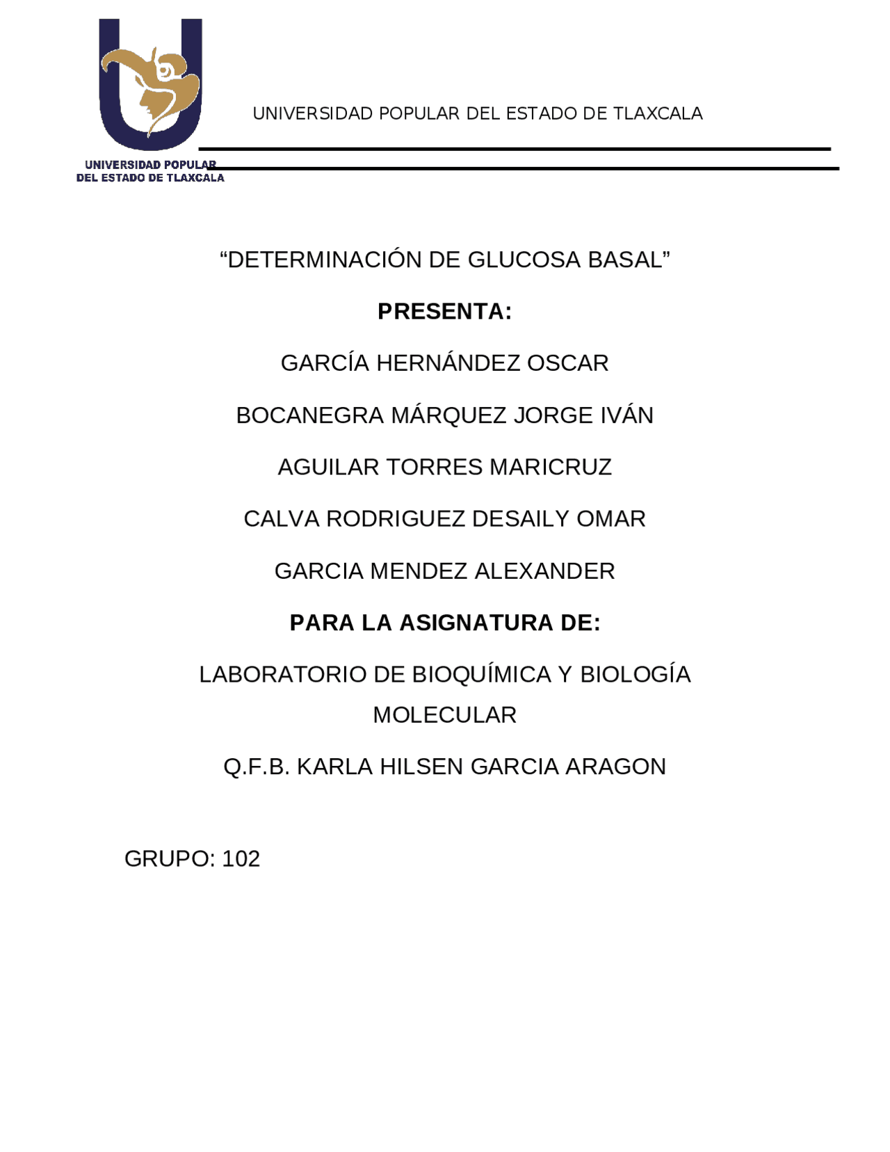 Determinación De Glucosa Ejercicios De Bioquímica Docsity