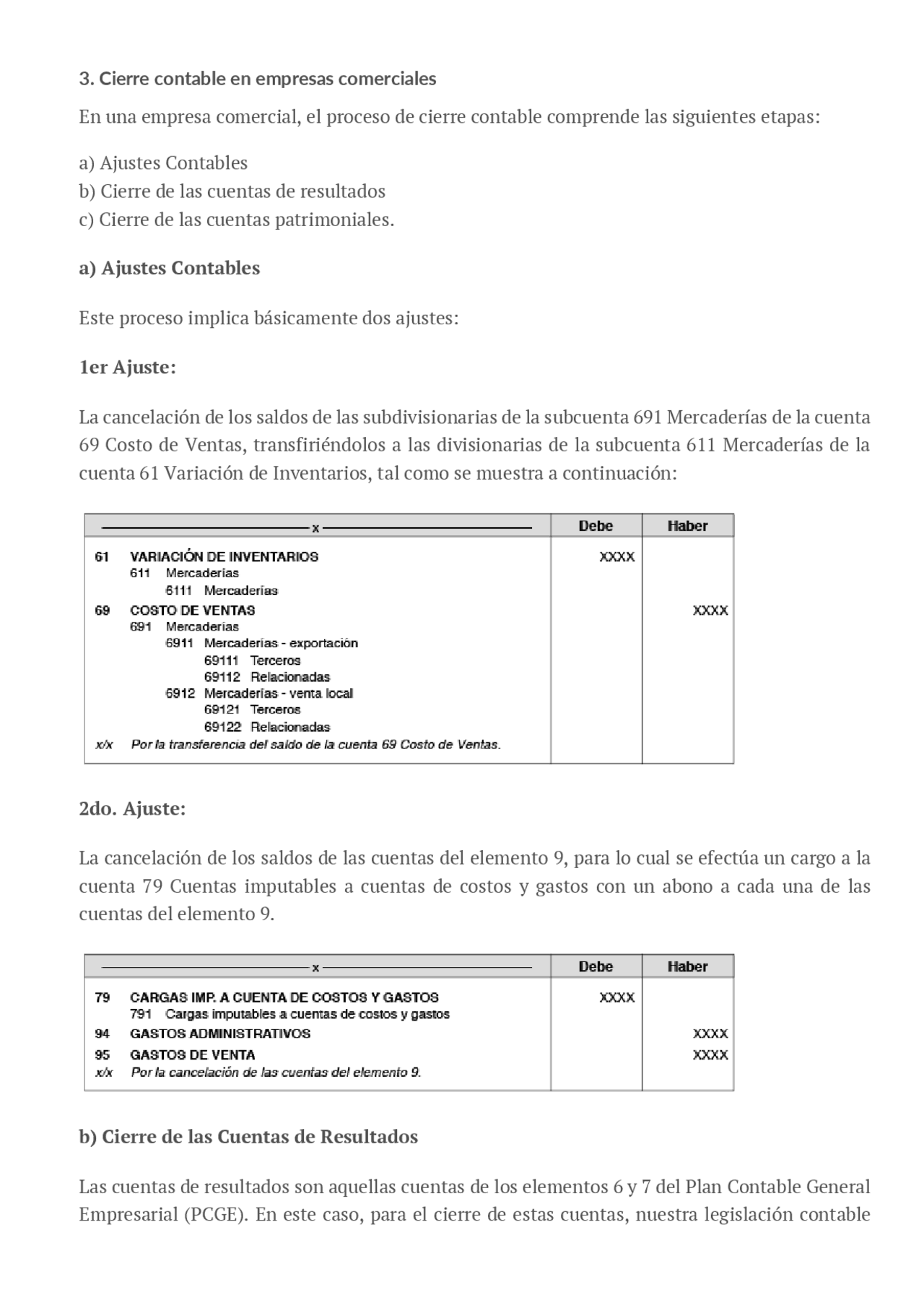 Proceso de Cierre Contable Empresarial | Ejercicios de Contabilidad Empresarial | Docsity