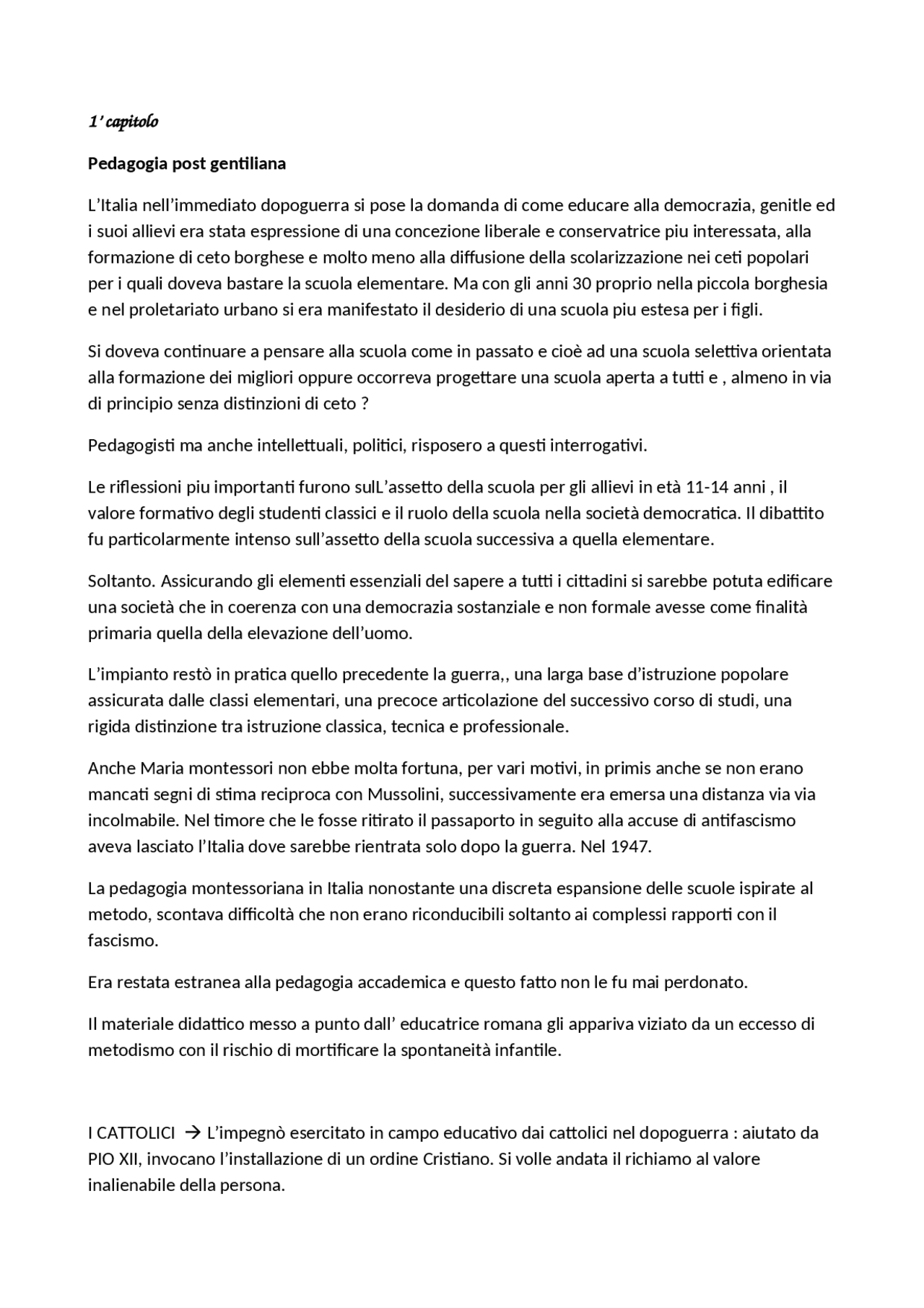 Riassunto Breve 1 E 2 Capitolo Schemi E Mappe Concettuali Di Storia